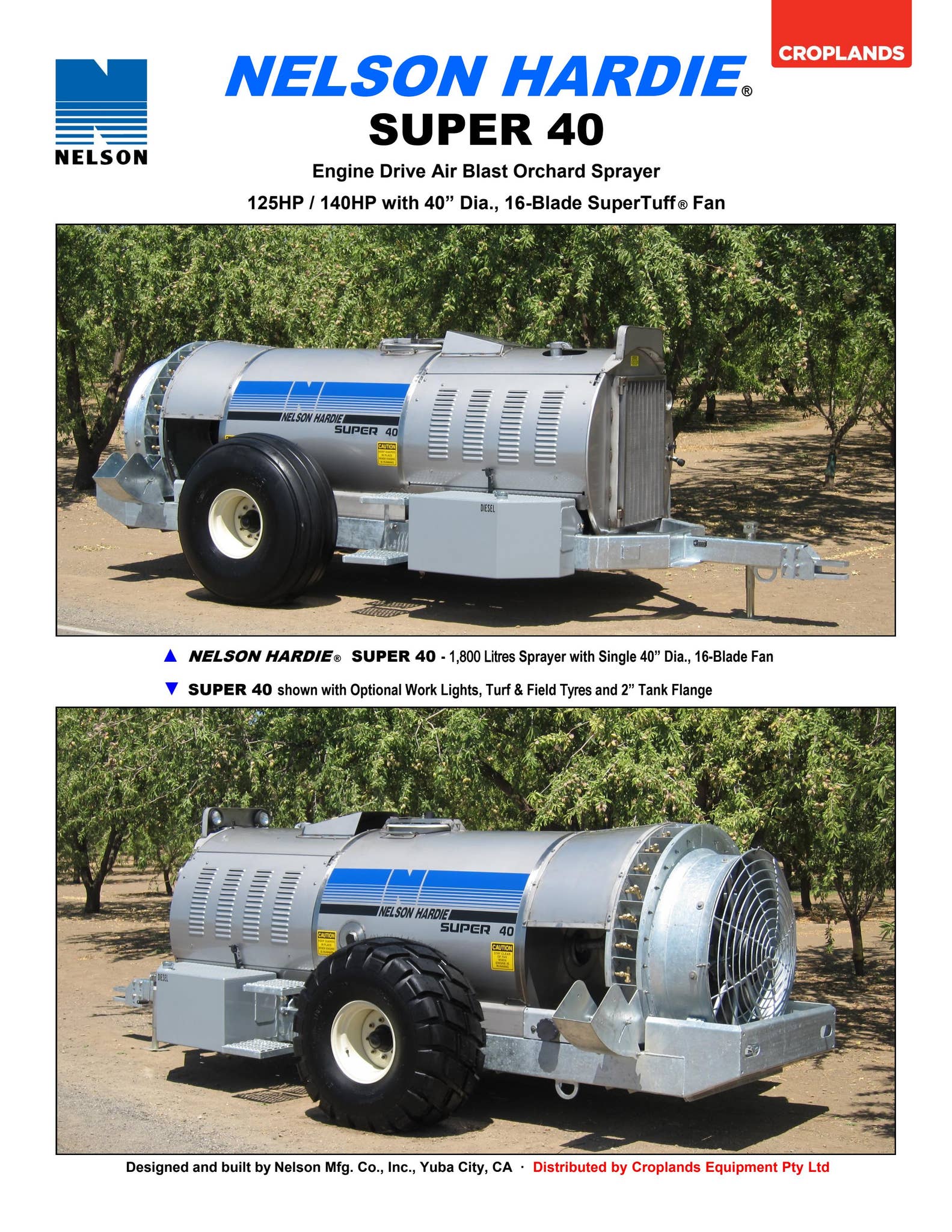 Croplands Nelson Hardie Sprayers - Super 40 by Croplands Equipment - Issuu