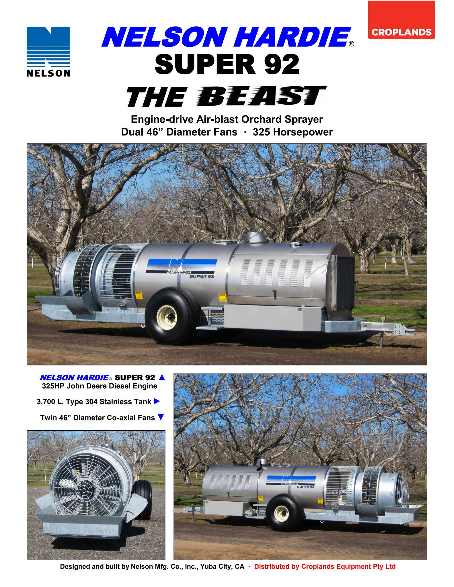 Croplands Nelson Hardie Sprayers - Super 92 by Croplands Equipment - Issuu