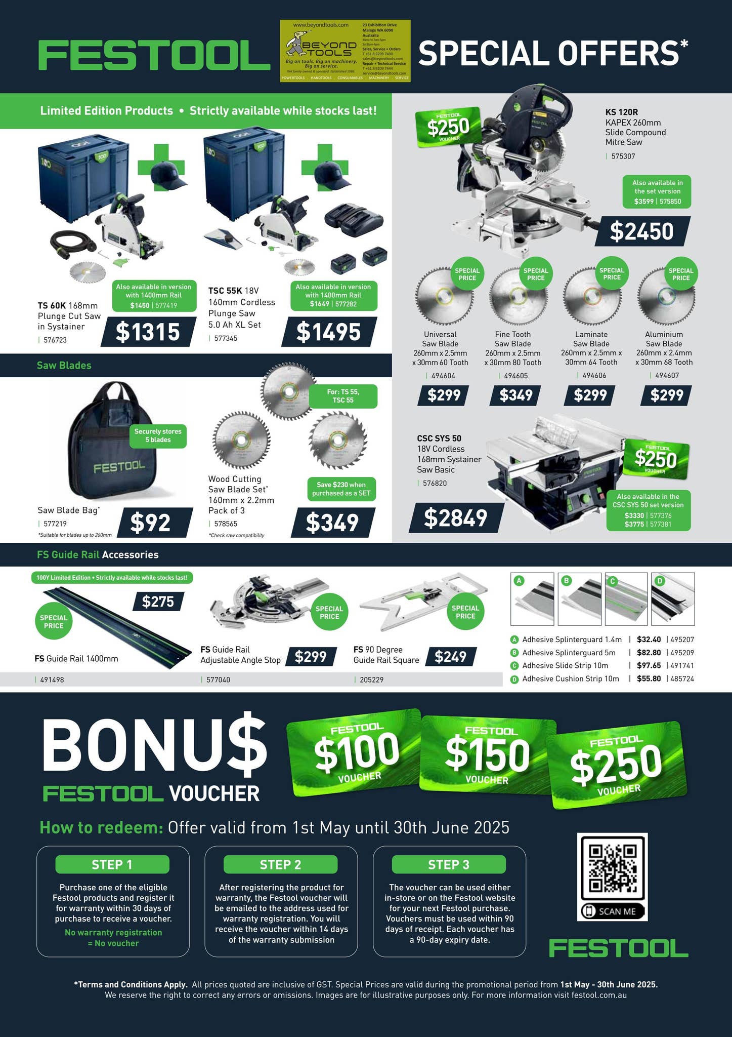 Beyond Tools X Festool Special Offers| Valid 1st May - 30th June 2025 ...