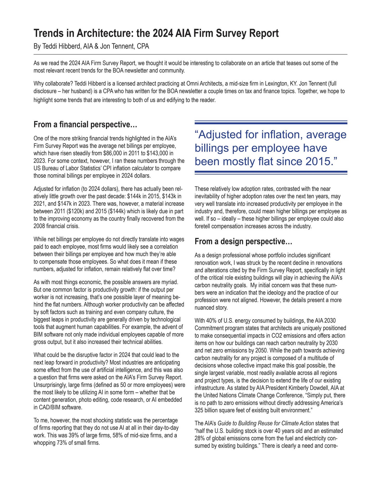 Trends in Architecture: the 2024 AIA Firm Survey Report by Omni ...