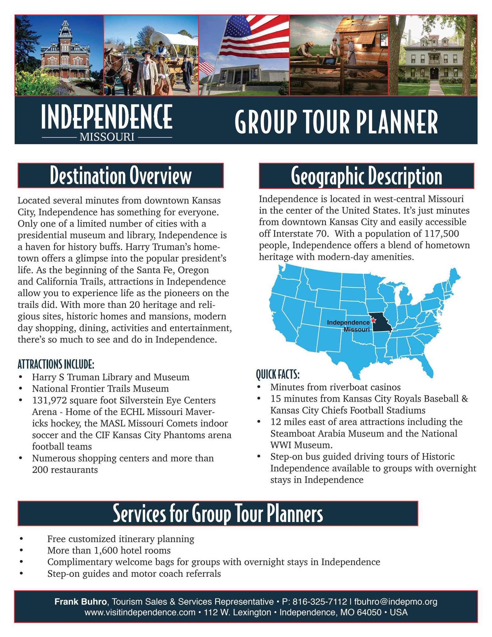 2017 Group Tour Planner by cityofindepmo - Issuu