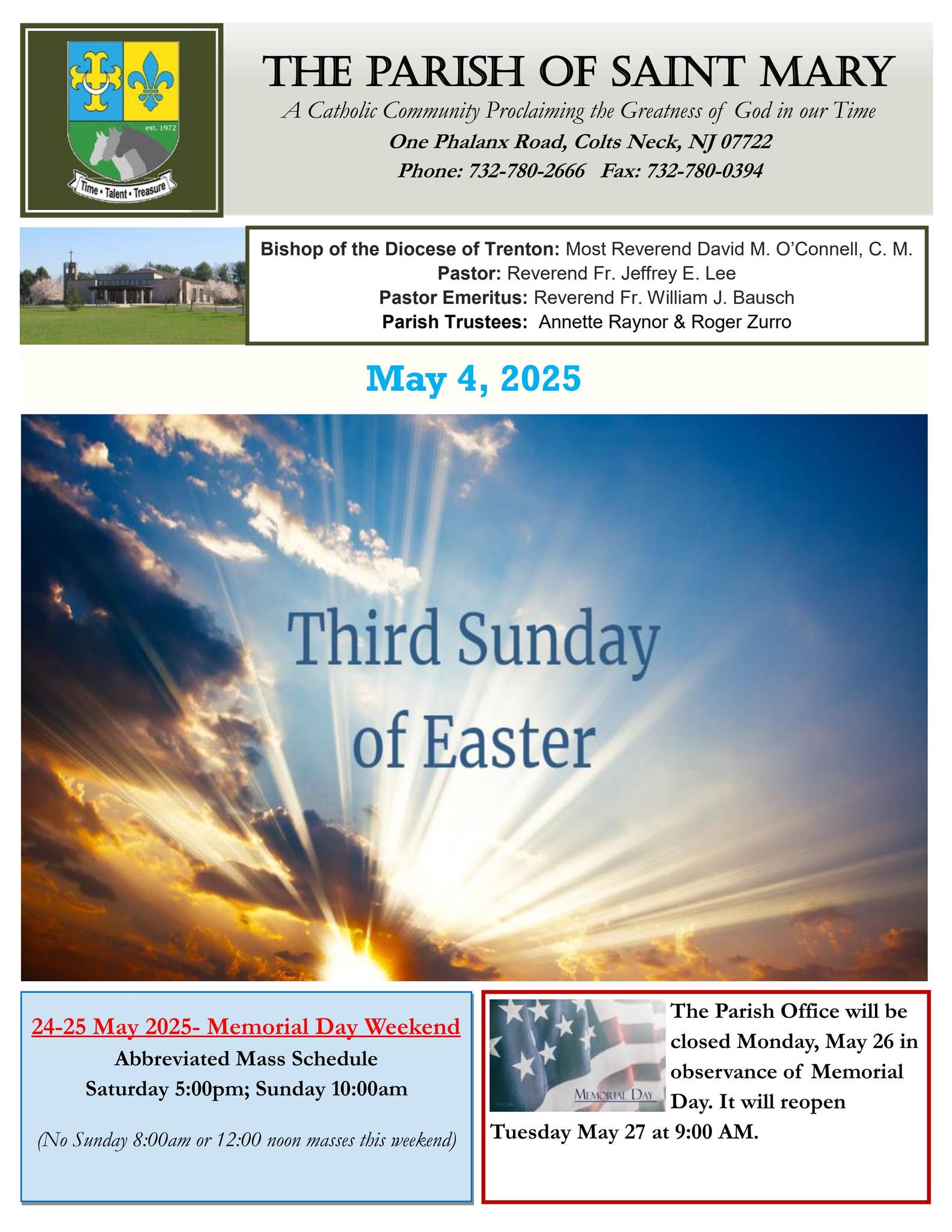 May 4-2025-bulletin by The Parish of Saint Mary - Issuu