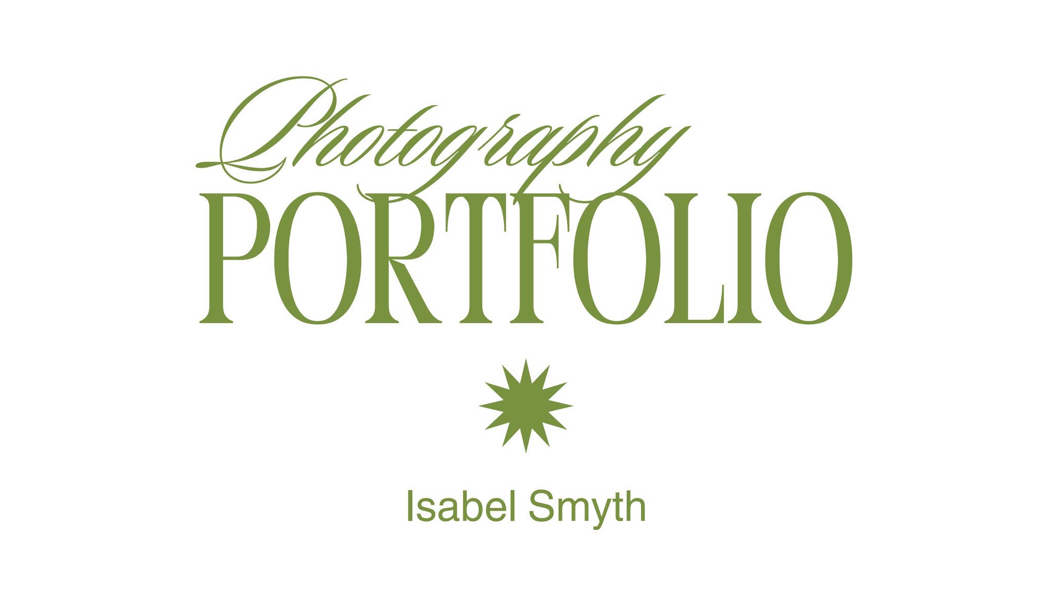 Isabel Smyth's Portfolio by izzy - Issuu