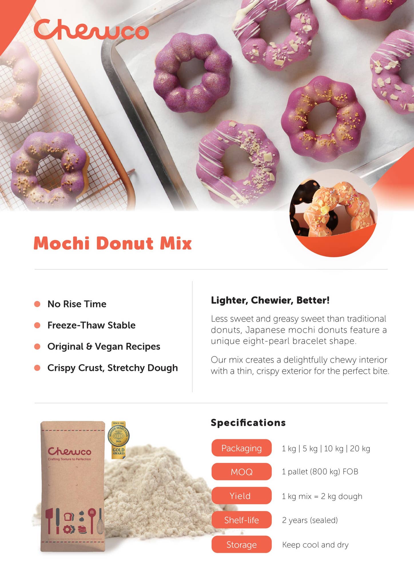 Mochi Donut Mix - Chewco by Chewco - Issuu