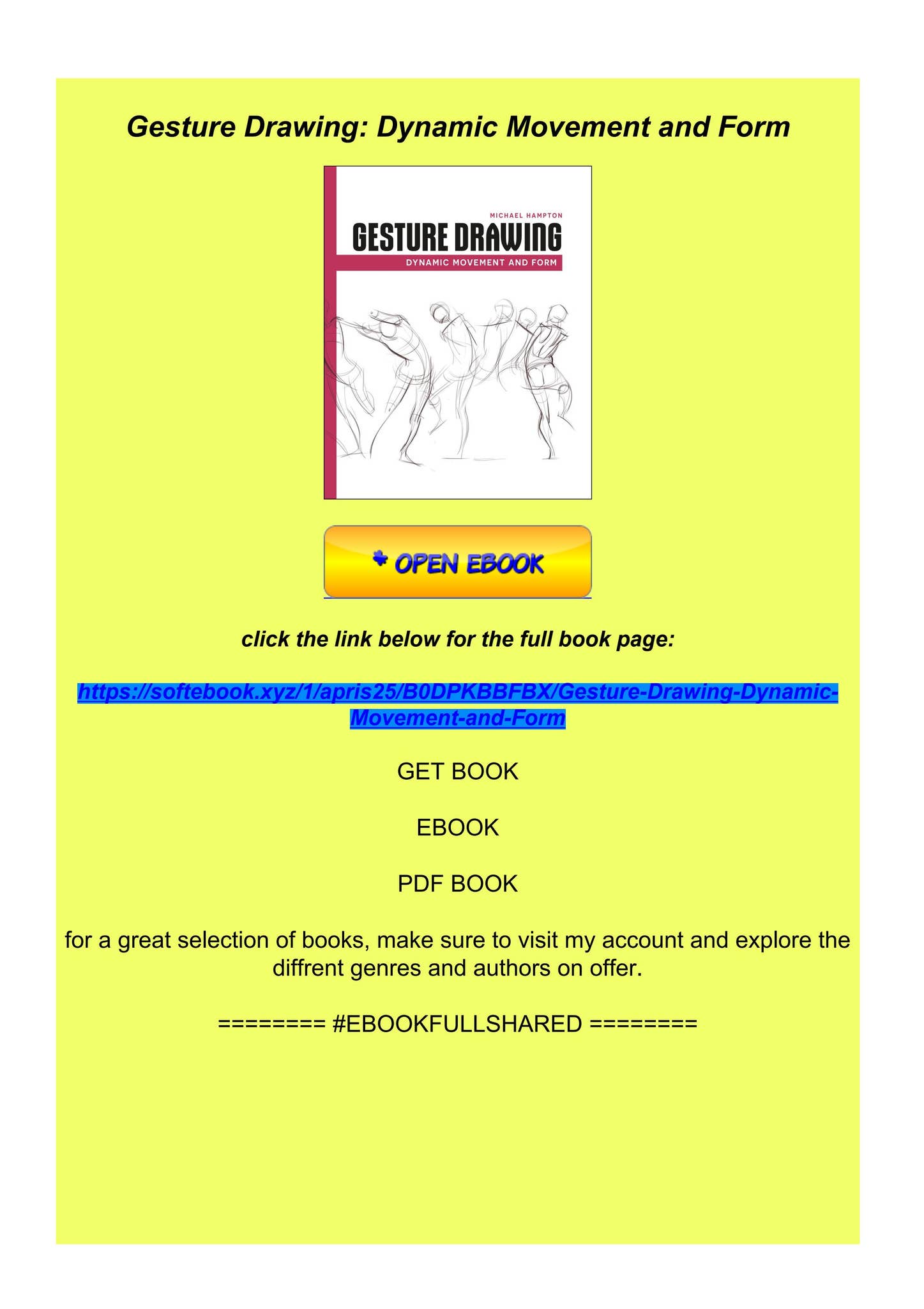 PDF Gesture Drawing: Dynamic Movement and Form by cindytrujilloa - Issuu