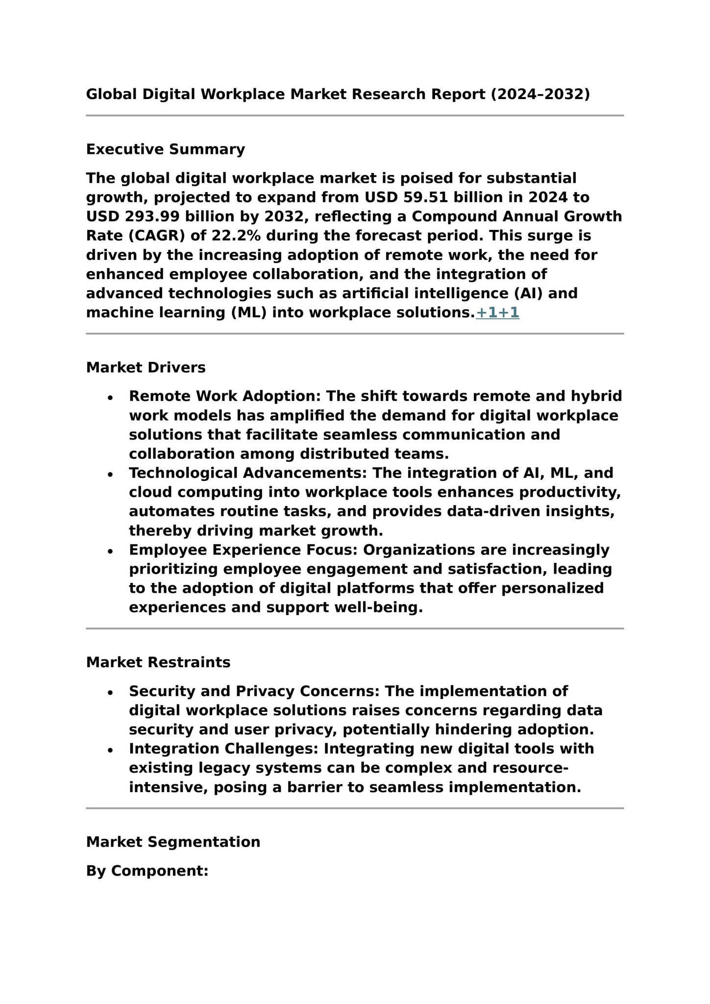 Global Digital Workplace Market Research Report by SkyQuest Technology ...