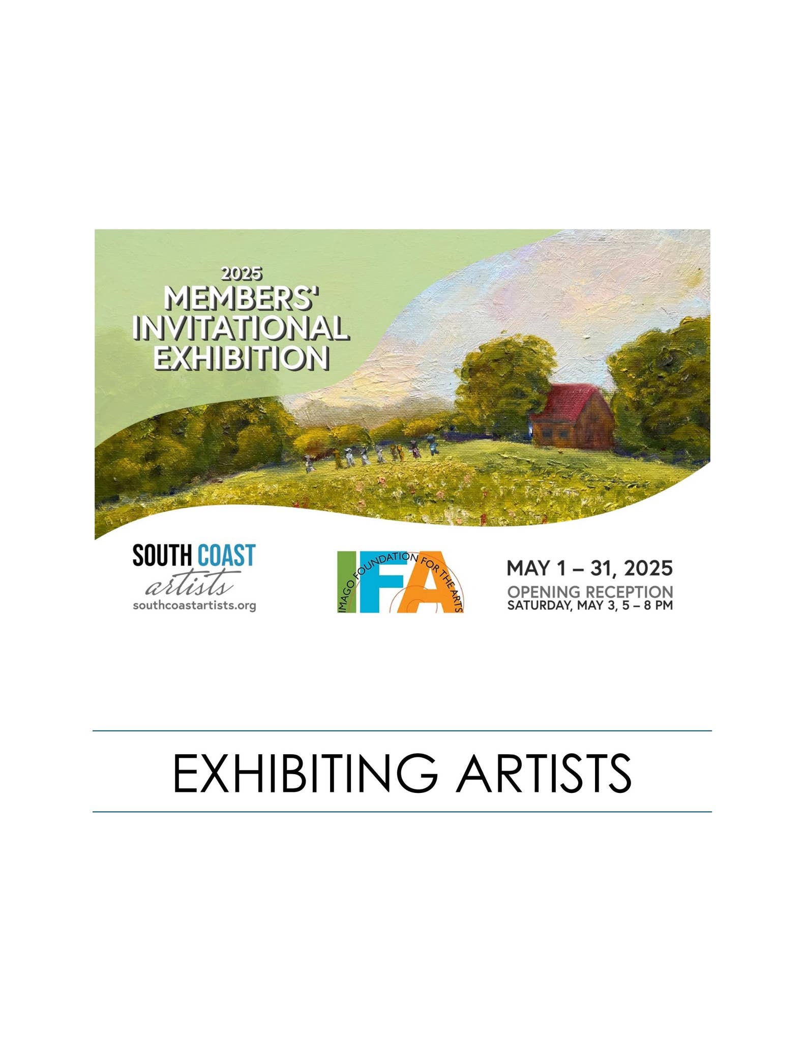 2025 SCA Invitational Exhibiting Artists by SouthCoastArtists_inc - Issuu