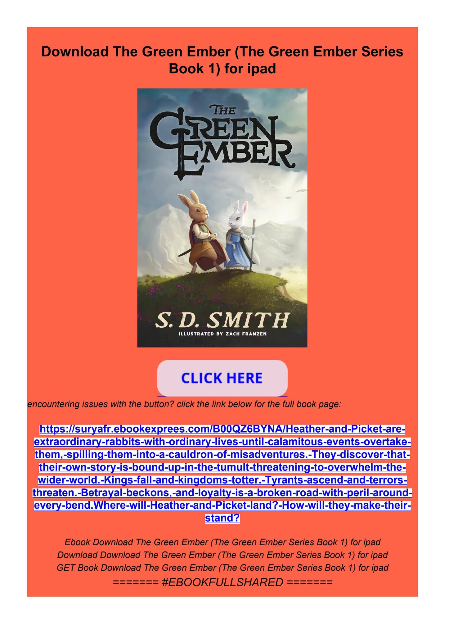 Download The Green Ember (The Green Ember Series Book 1) for ipad by ...