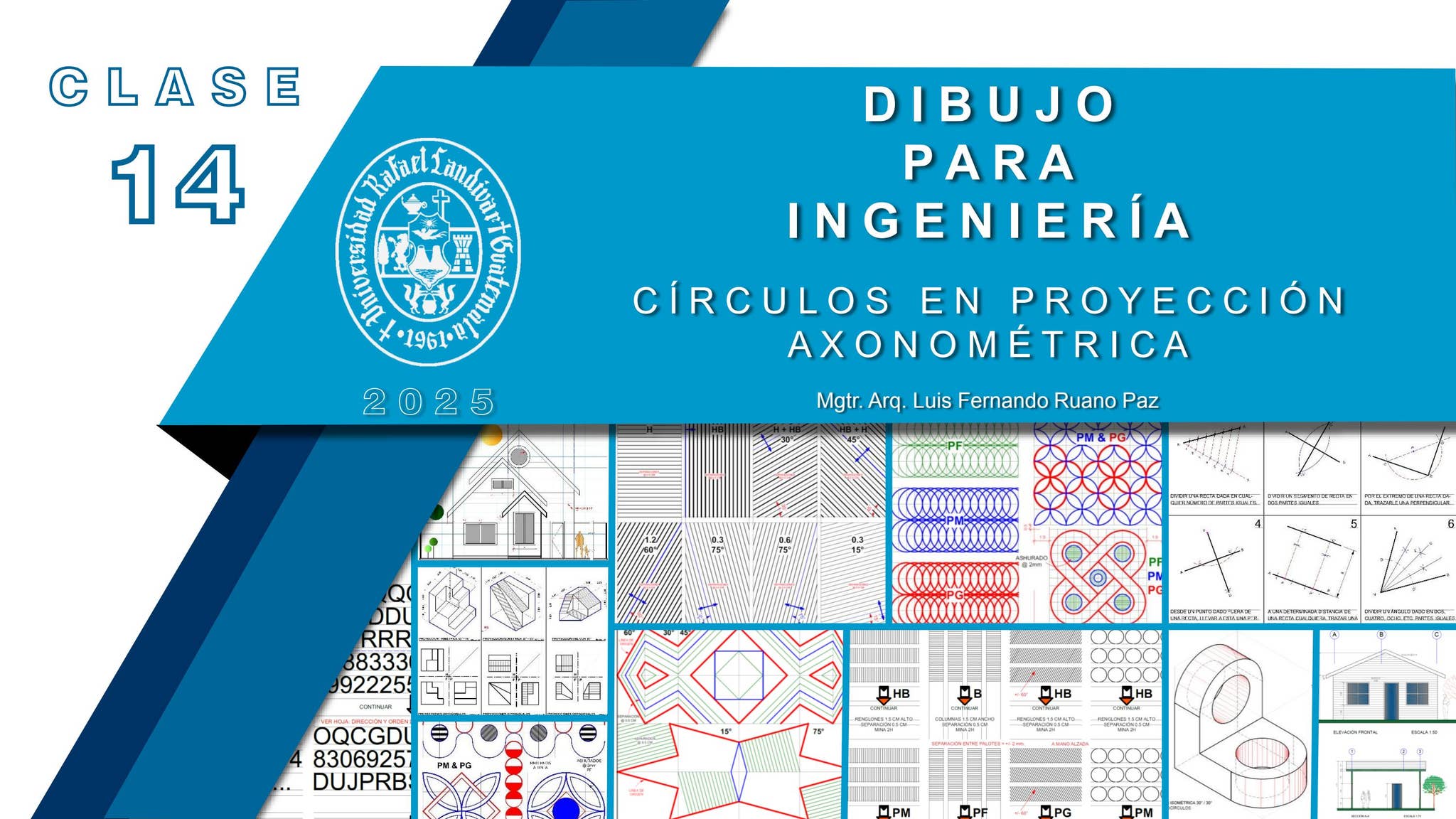 CLASE 14 > CÍRCULOS EN PROYECCIÓN AXONOMÉTRICA > DIBUJO PARA INGENIERÍA 2025 by Arq. Luis ...