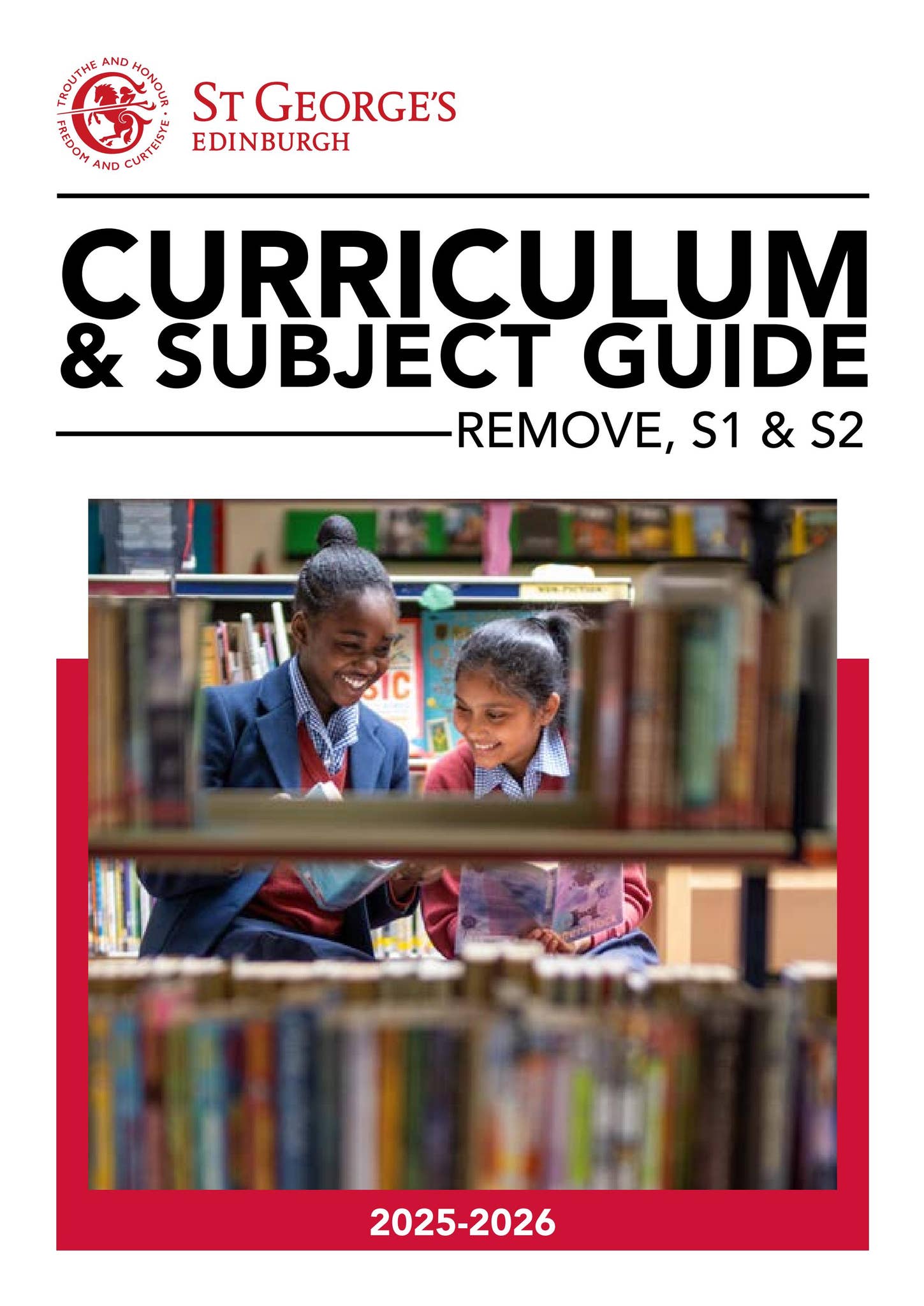 Remove, S1 and S2 Curriculum & Subject Guide 2025-2026 by St George's ...