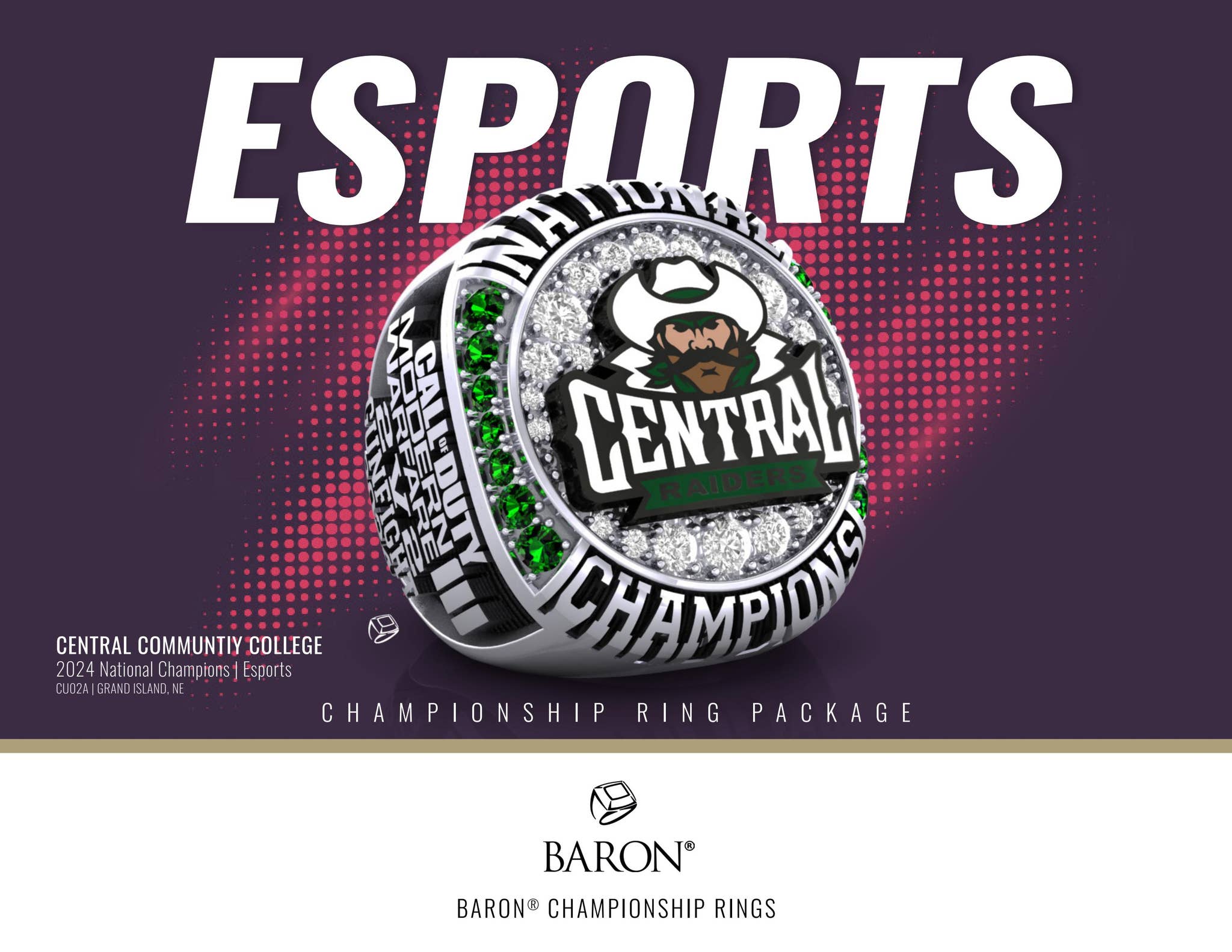 2025 ESports Championship Ring Package | Baron Championship Rings by ...