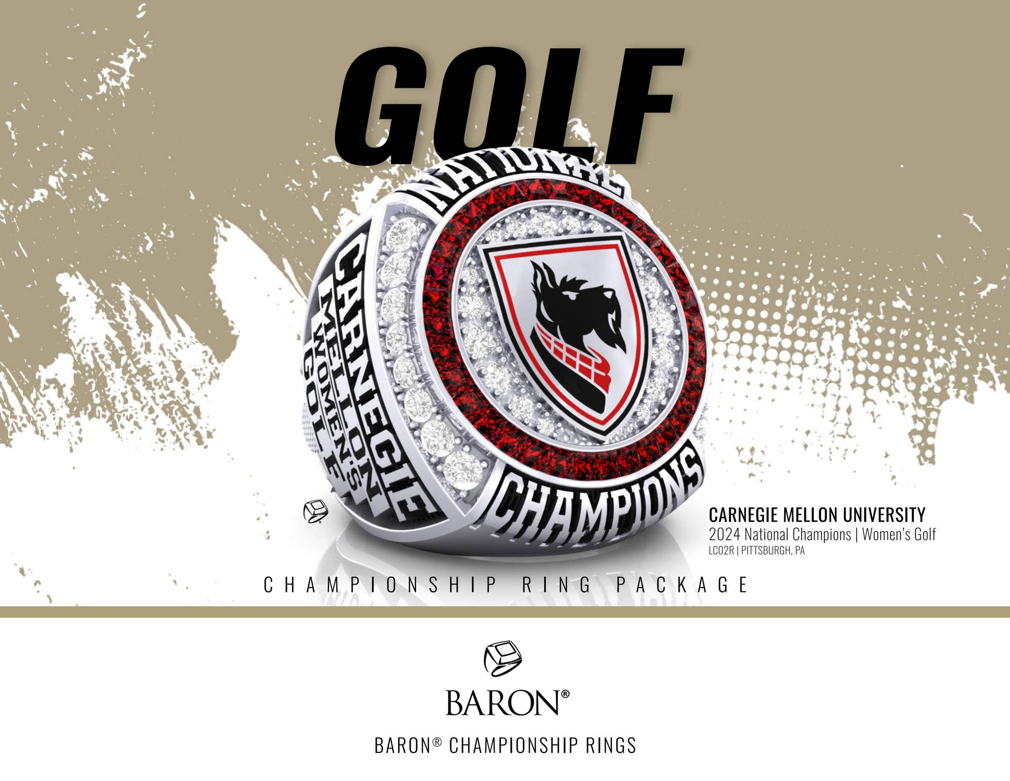 2025 Golf Championship Ring Package | Baron Championship Rings by Baron ...
