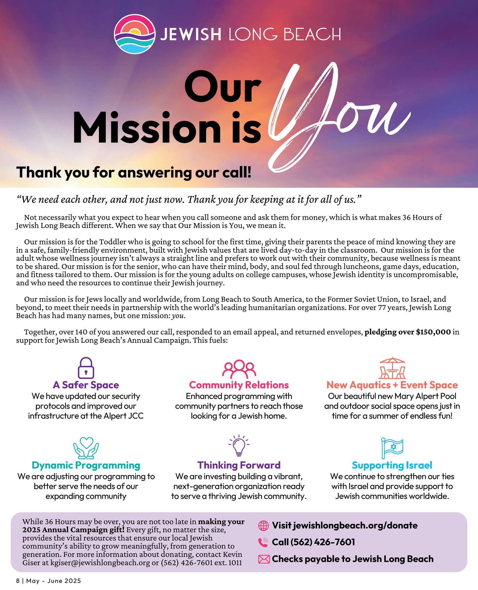Chronicle May/June 2025 by Jewish Long Beach - Issuu
