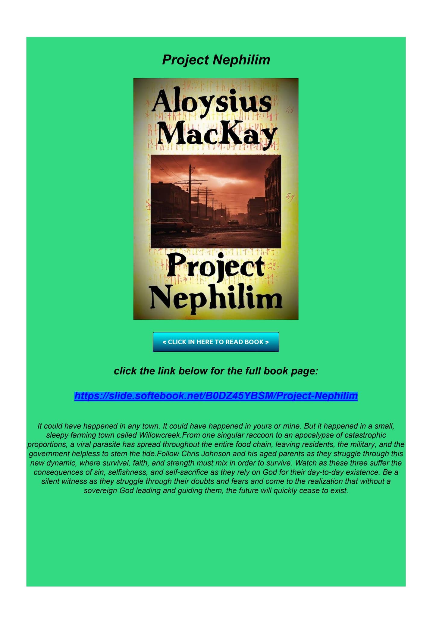 Get PDF Project Nephilim by kingsleyridecastro - Issuu