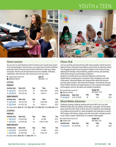 2025 Spring & Summer Program Guide by Deerfield Park District - Issuu