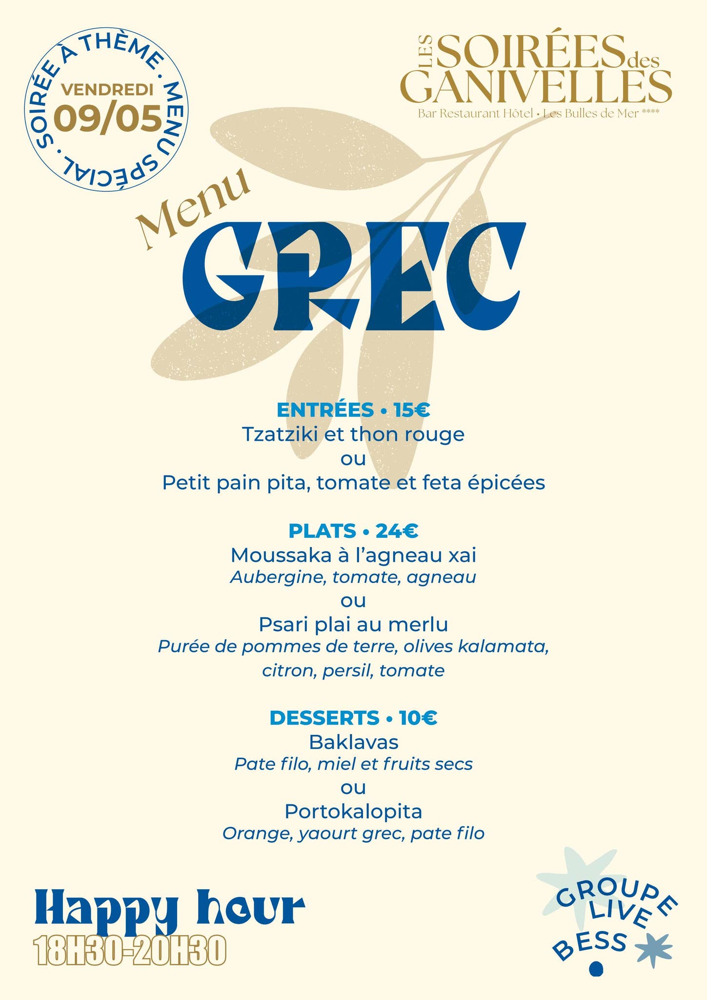 Menu Grec - BDM - 09/05/2025 by roussillhotel - Issuu