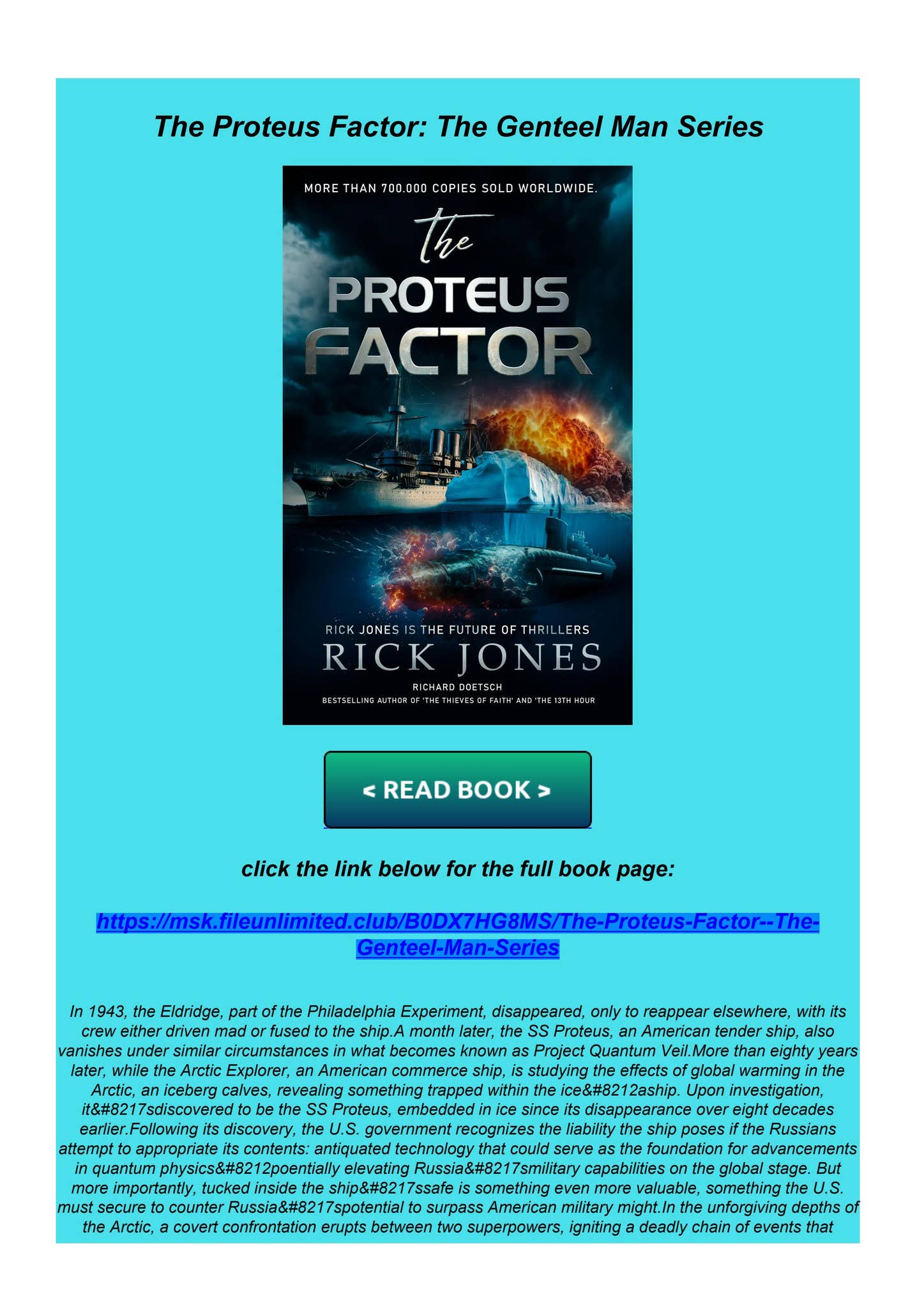 Get PDF The Proteus Factor: The Genteel Man Series by carlosridehouse - Issuu