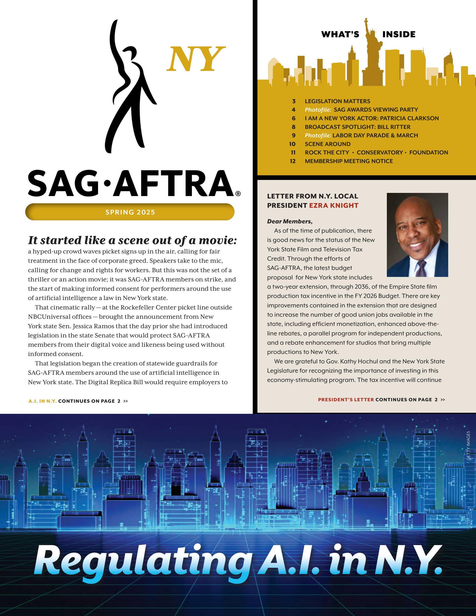 New York Local Newsletter - Spring 2025 by SAG-AFTRA - Issuu