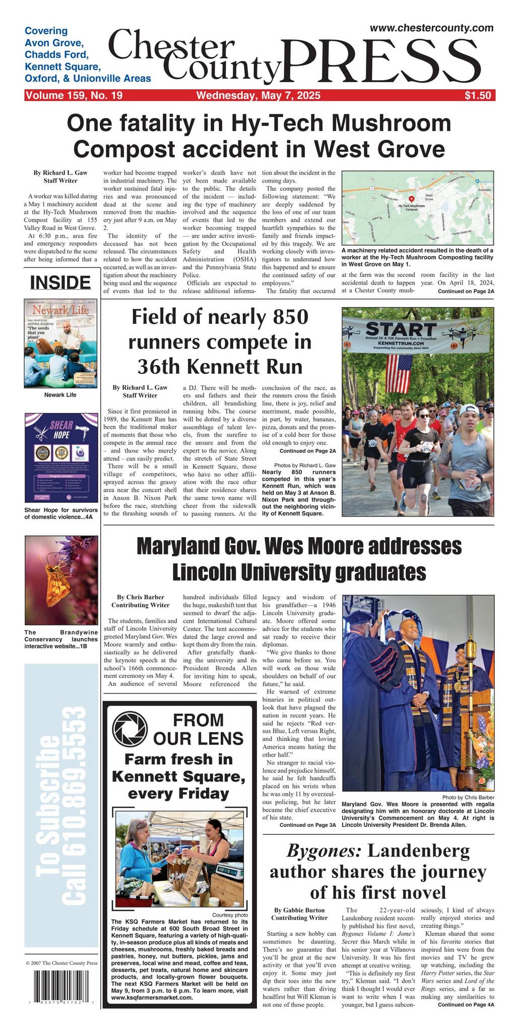 Chester County Press 05-07-2025 Edition by Ad Pro Inc. - Issuu