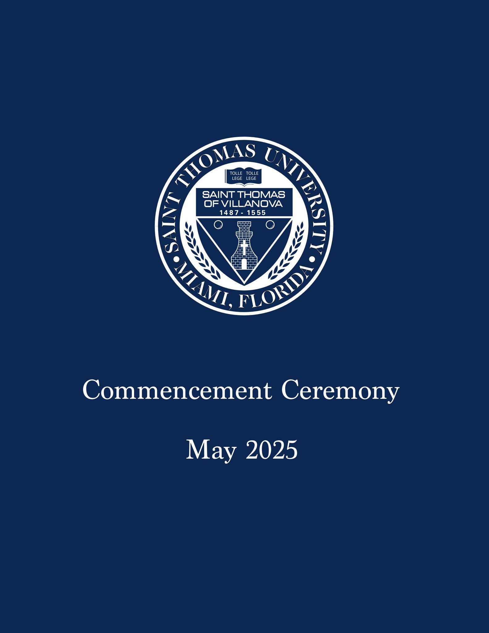 2025 Commencement Program by stthomasuniversity - Issuu