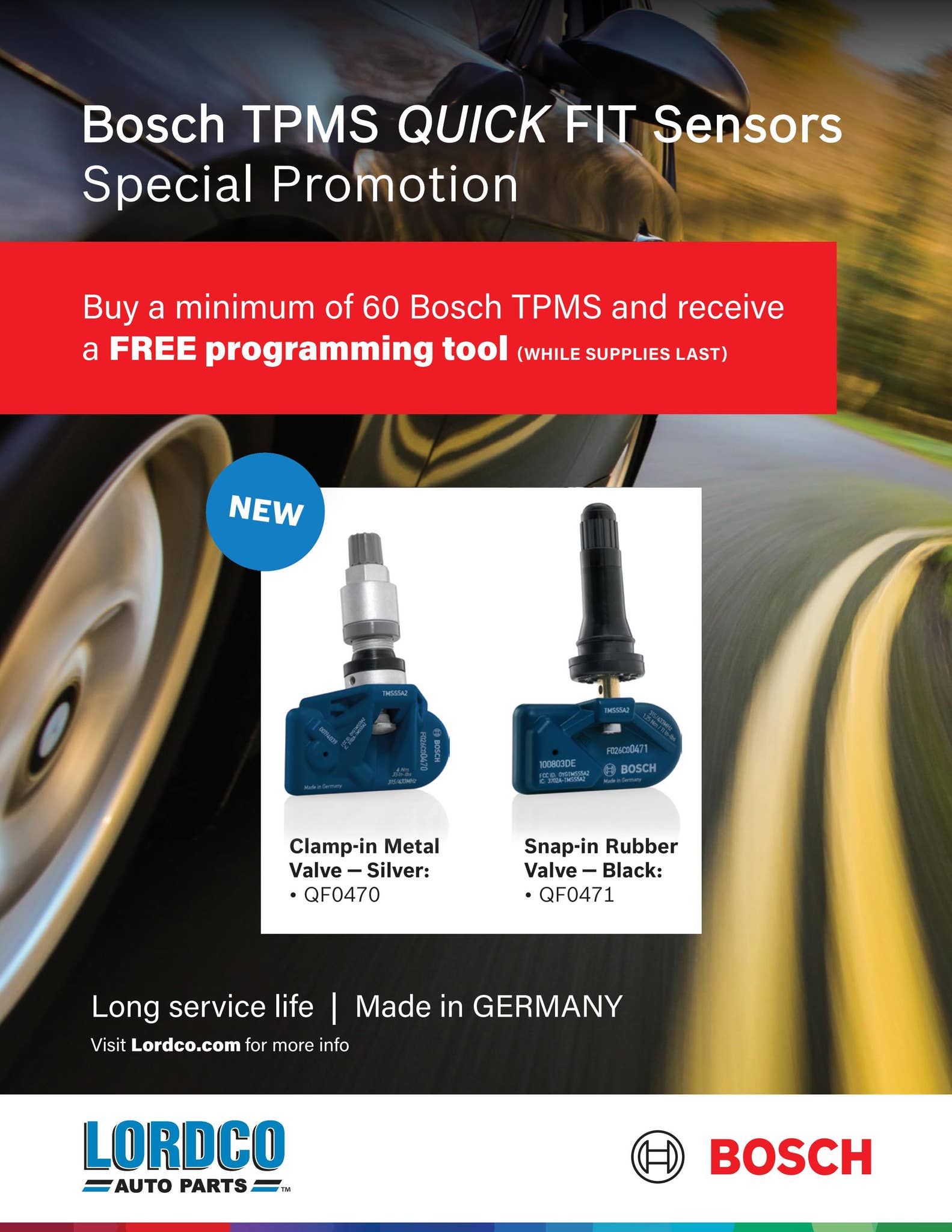 Bosch TPMS special Promotion_Lordco (1) by lordcoautoparts - Issuu