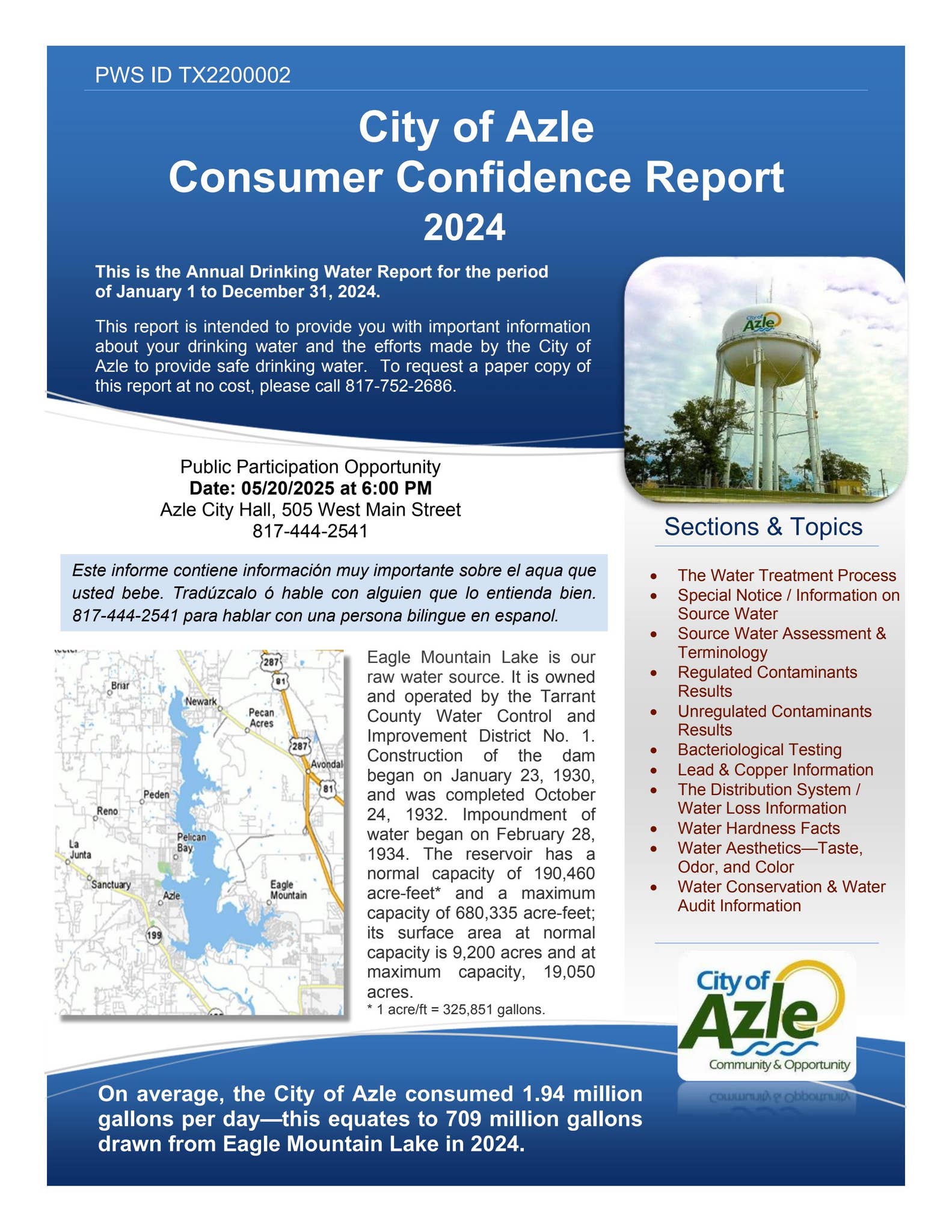CCR 2024 Final by City of Azle - Issuu