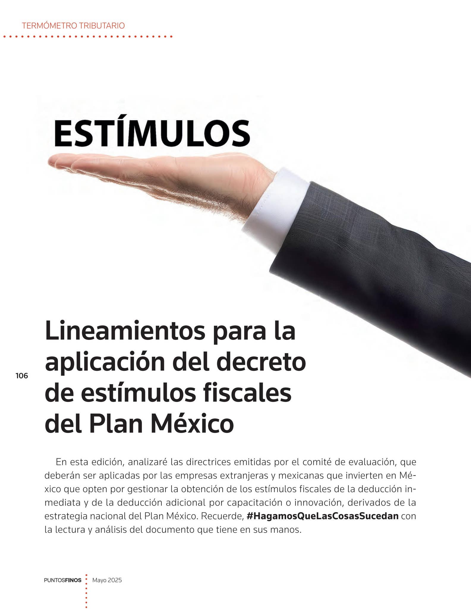 Lineamientos para la aplicación del Decreto de estímulos fiscales del ...