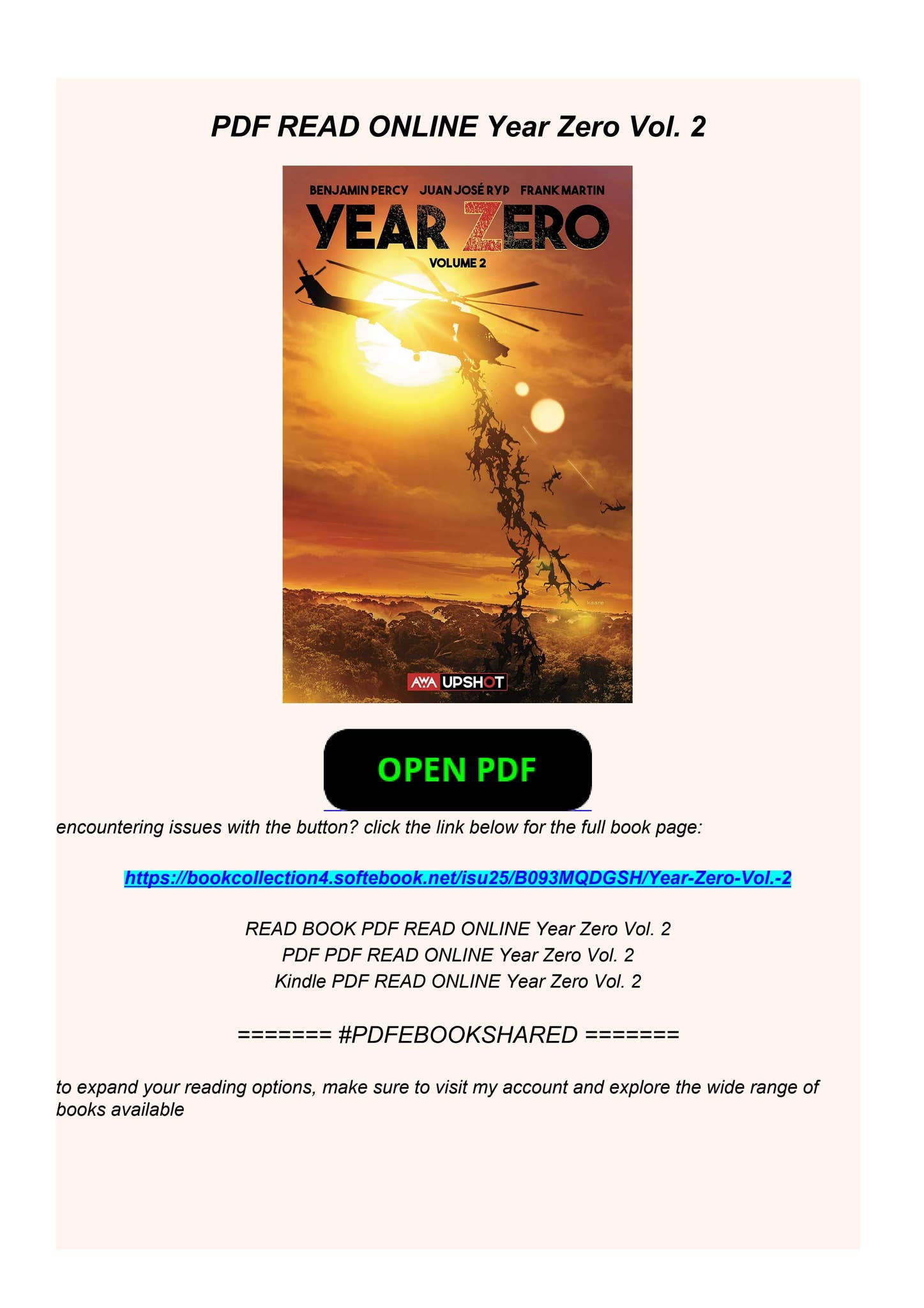 PDF READ ONLINE Year Zero Vol. 2 by macitaekcarney - Issuu