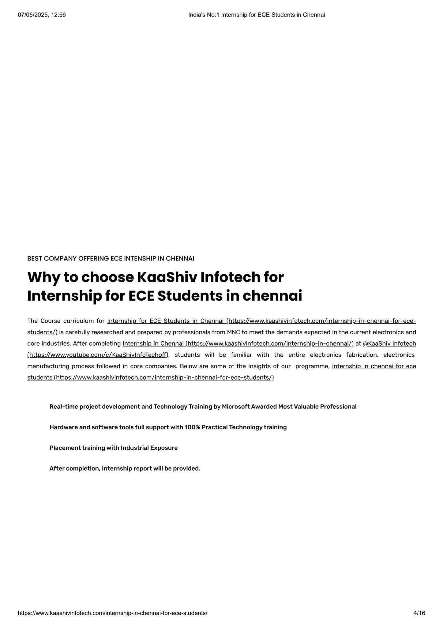 Internship for ece student by internships-for-ece-students - Issuu
