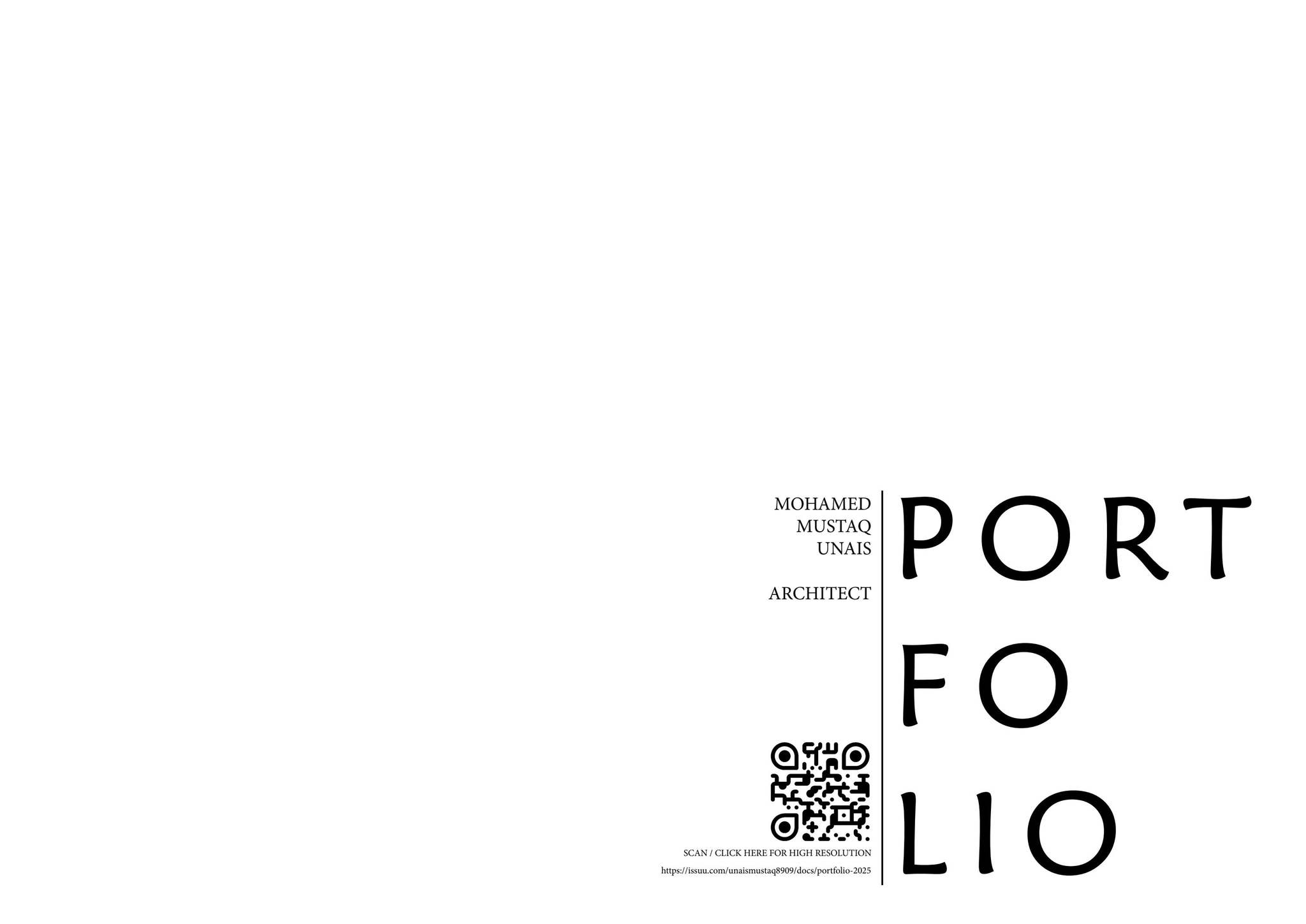Portfolio-2025 by Unais Mustaq - Issuu
