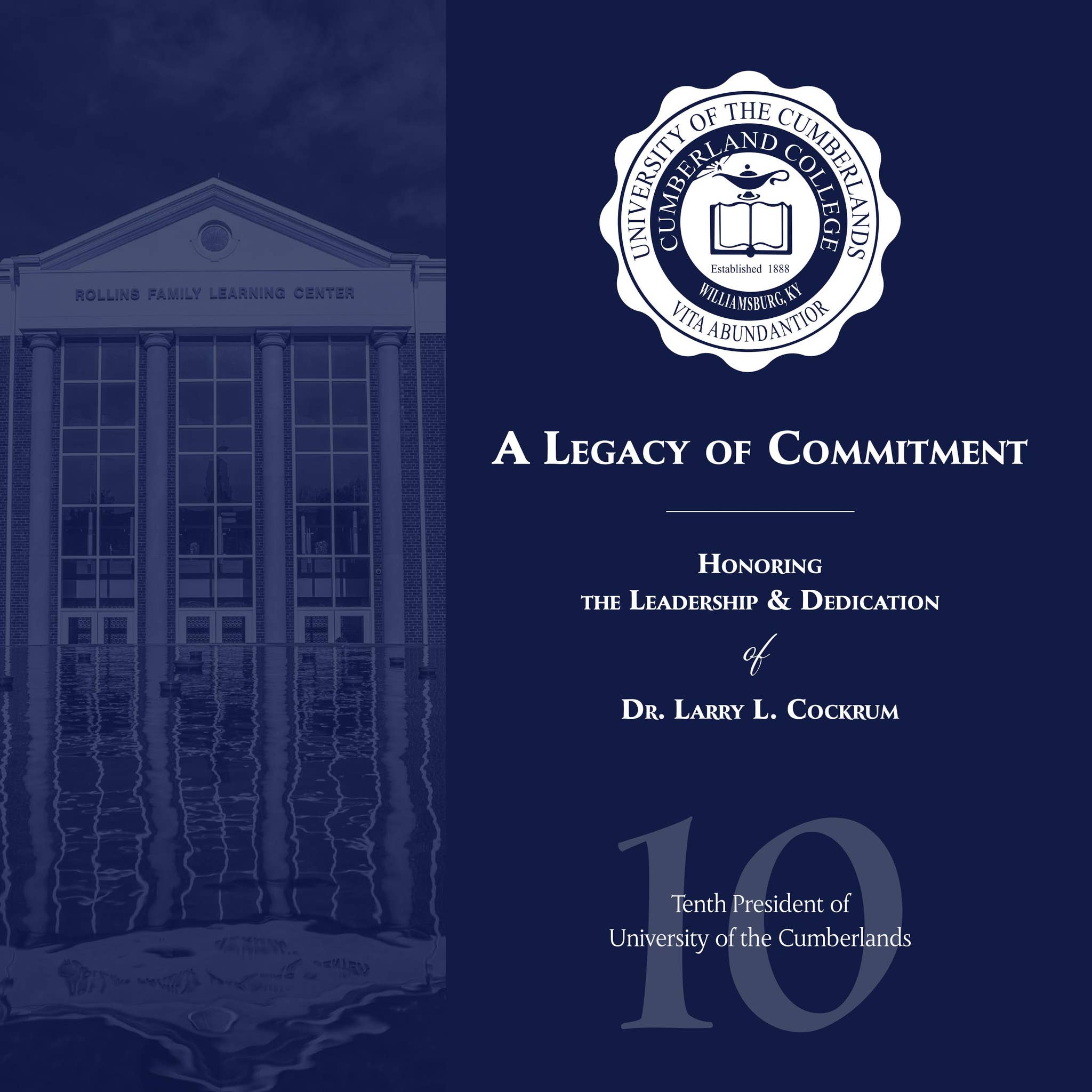 Honoring President Larry L. Cockrum 2025 by University of the ...