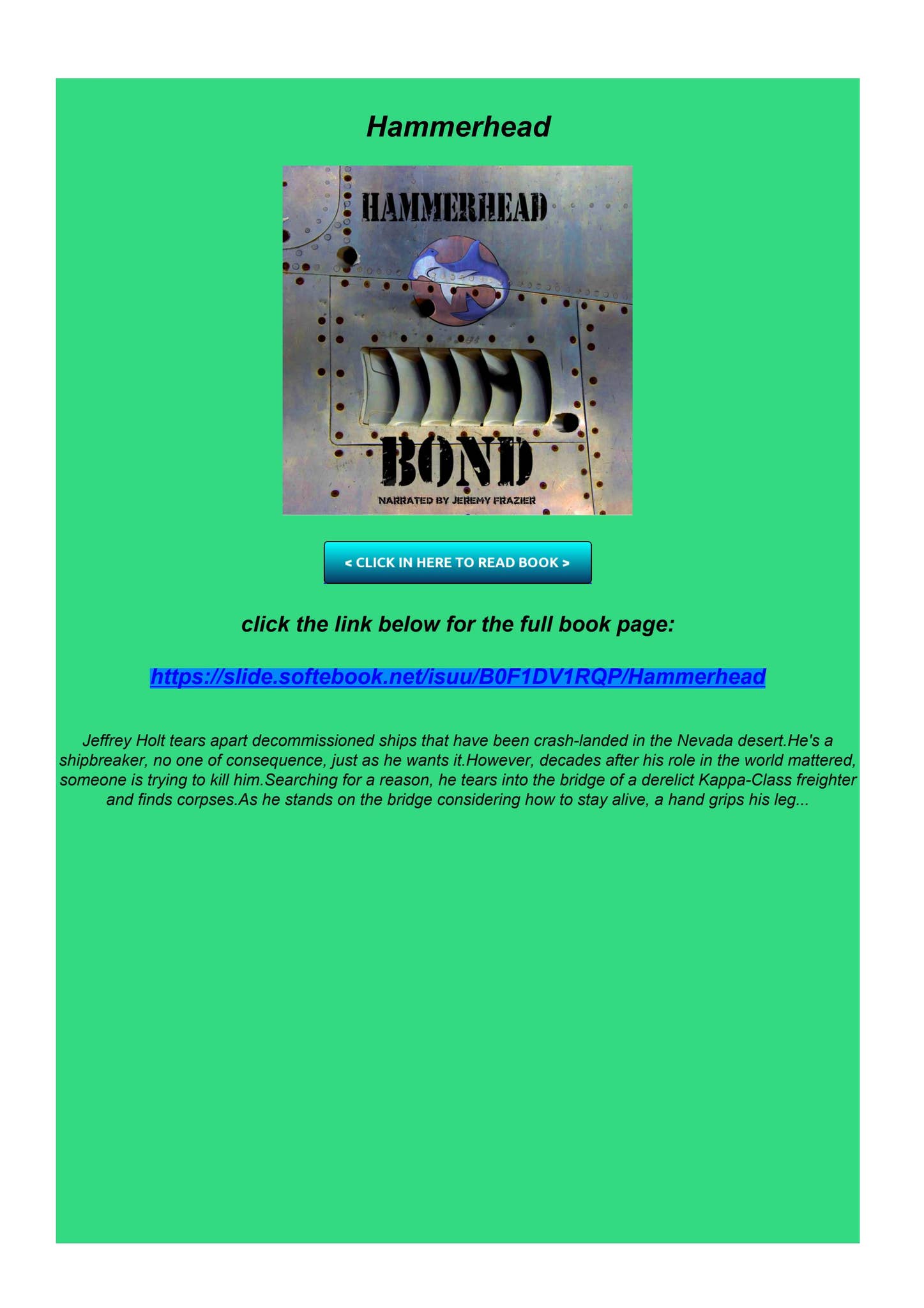 PDF Read Hammerhead by princessridehuerta - Issuu