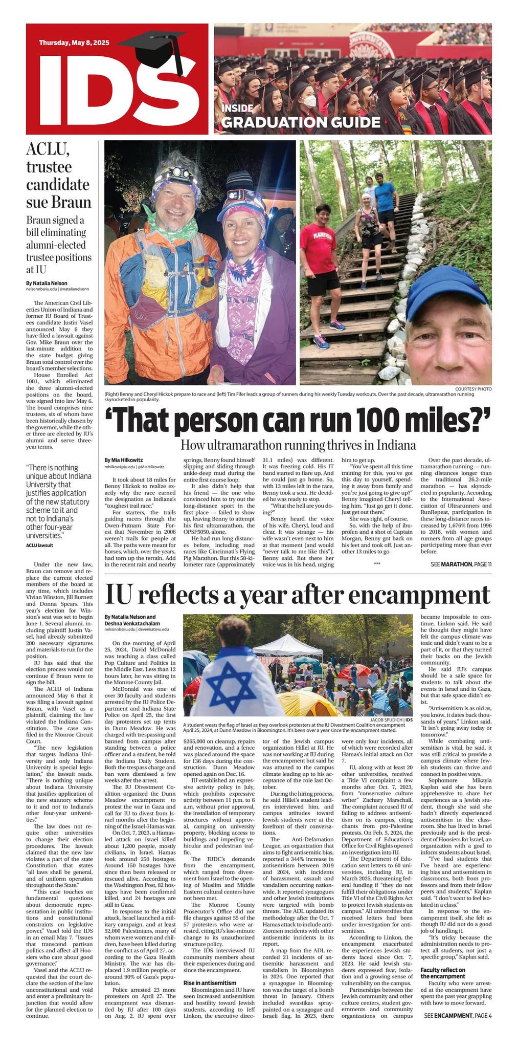 Indiana Daily Student - Thursday, May 8, 2025 by Indiana Daily Student ...