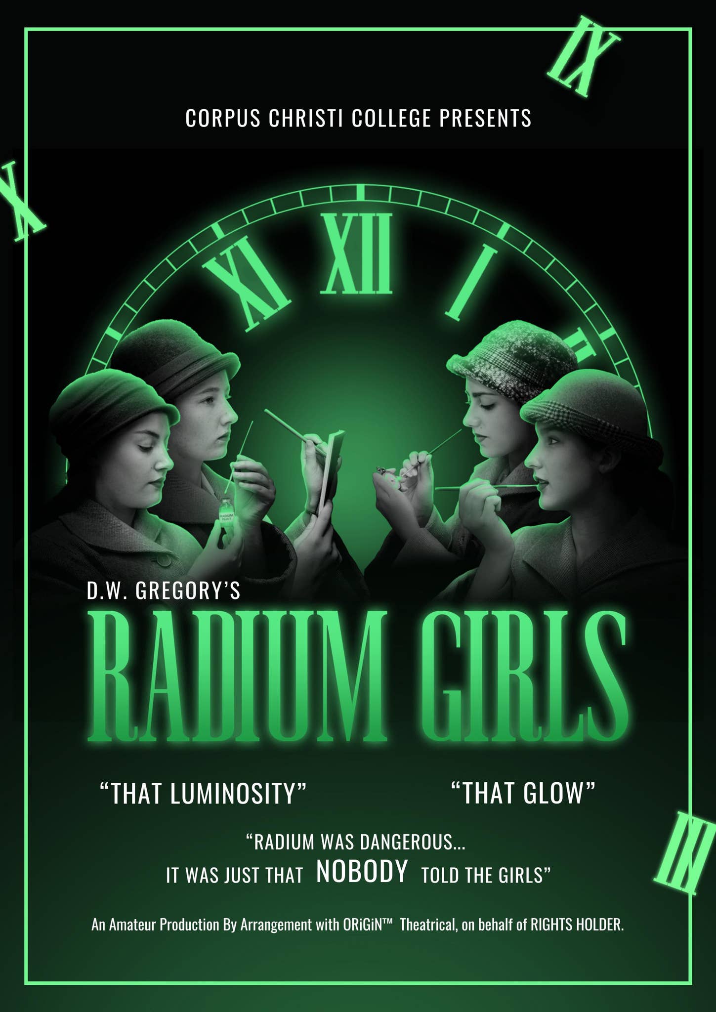 Radium Girls Program by Corpus Christi College - Issuu