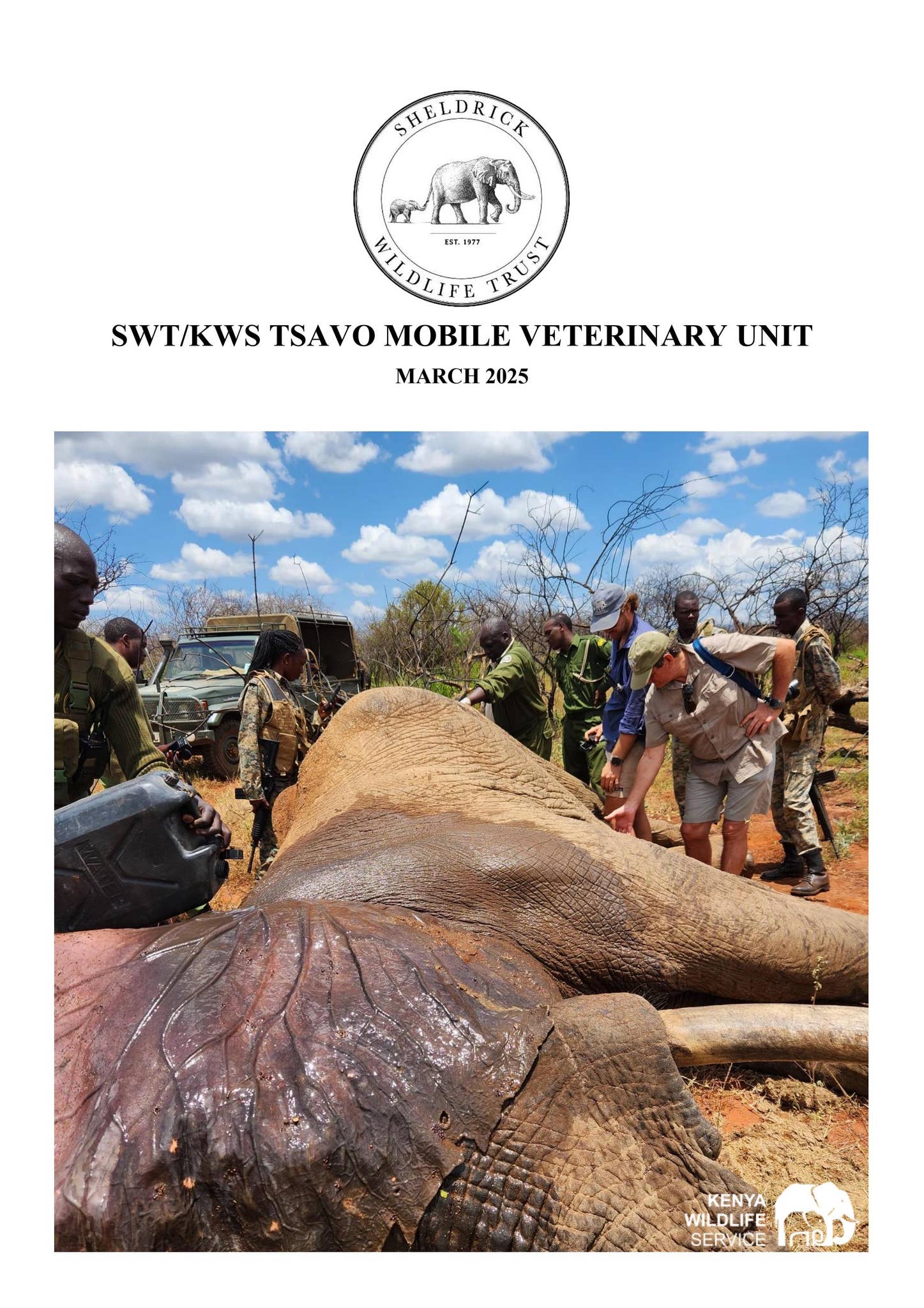 SWT/KWS Tsavo Veterinary Unit Report for March 2025 by Sheldrick ...