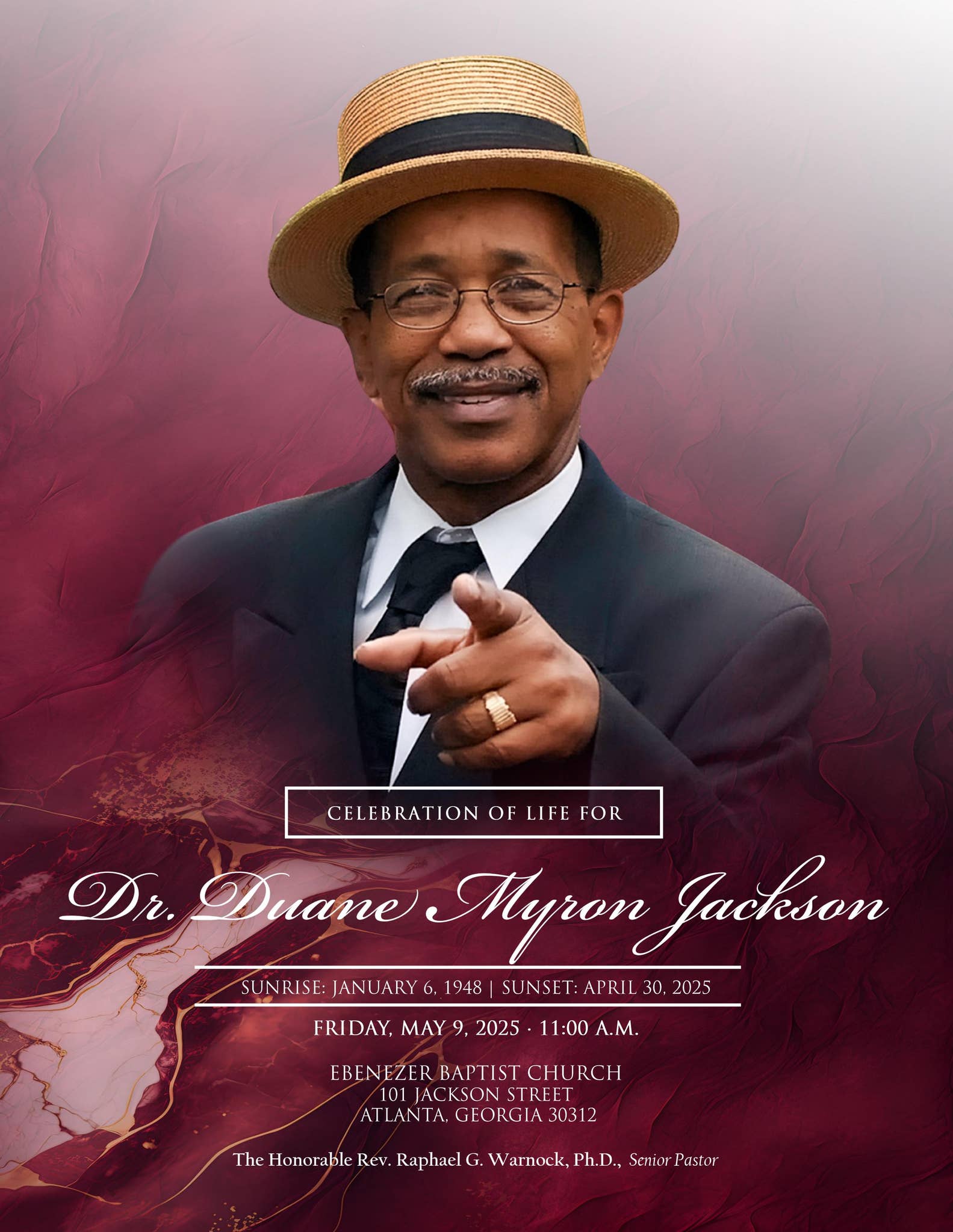 Dr. Duane Myron Jackson Life Celebration Program by The K Effect - Issuu