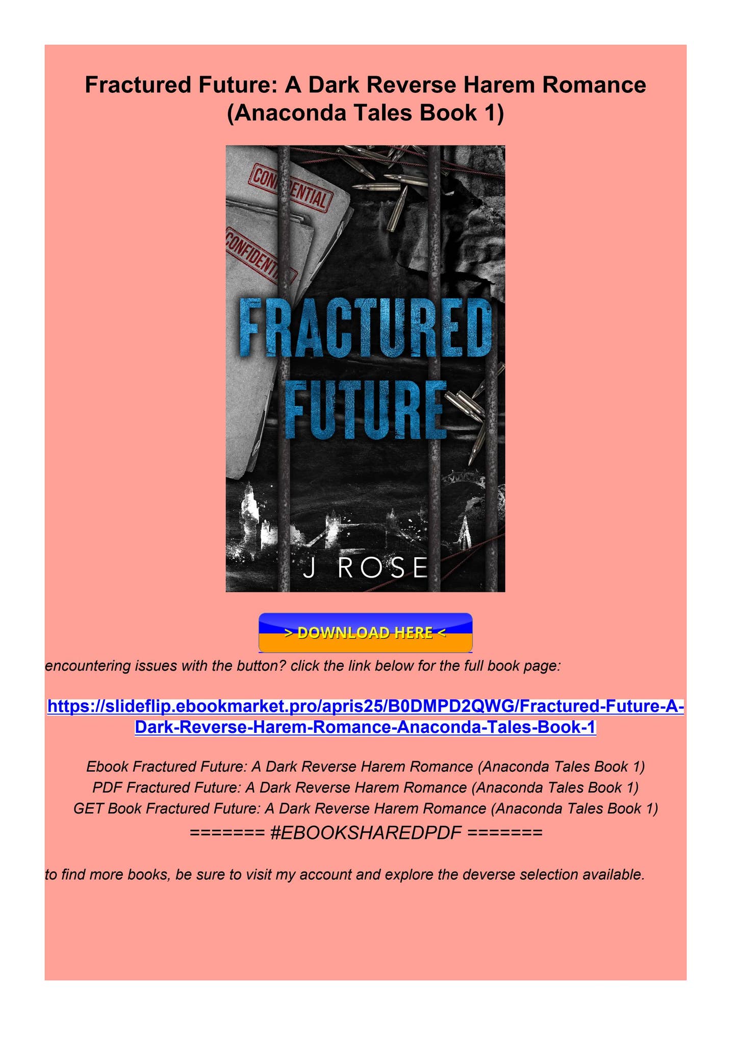 PDF Fractured Future: A Dark Reverse Harem Romance (Anaconda Tales Boo by phoebemcphersona - Issuu