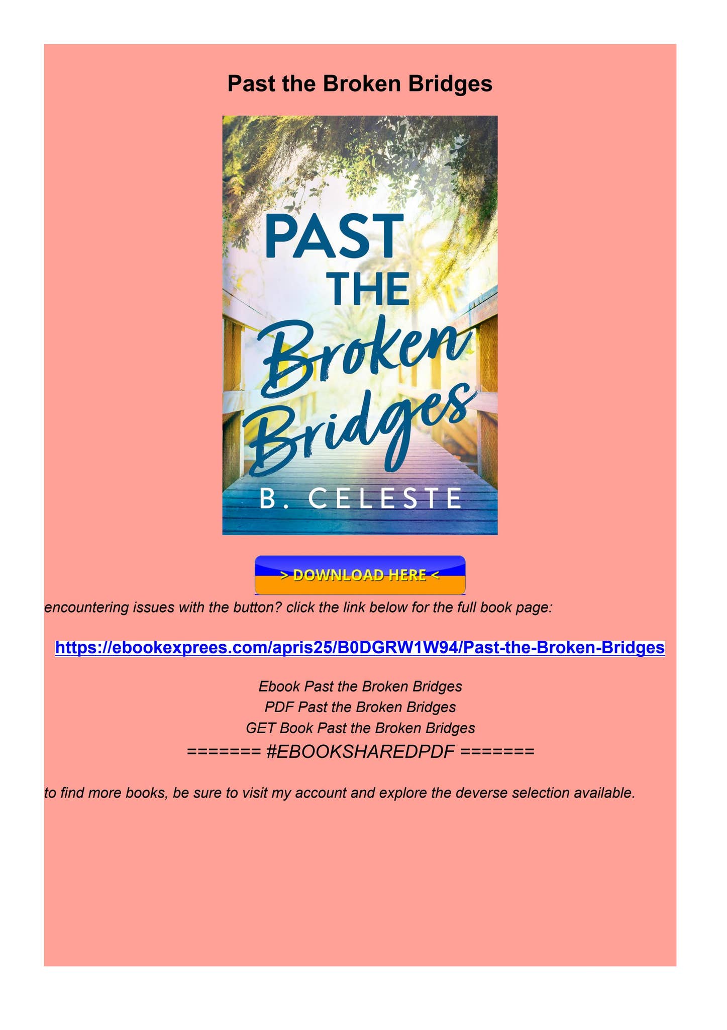 PDF Read Online Past the Broken Bridges by bristolcurtisa - Issuu