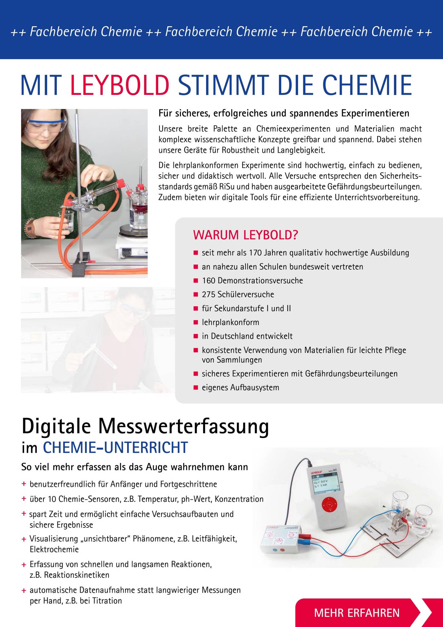 LEYBOLD Produkt-Highlights Chemie by LD Didactic GmbH - Issuu