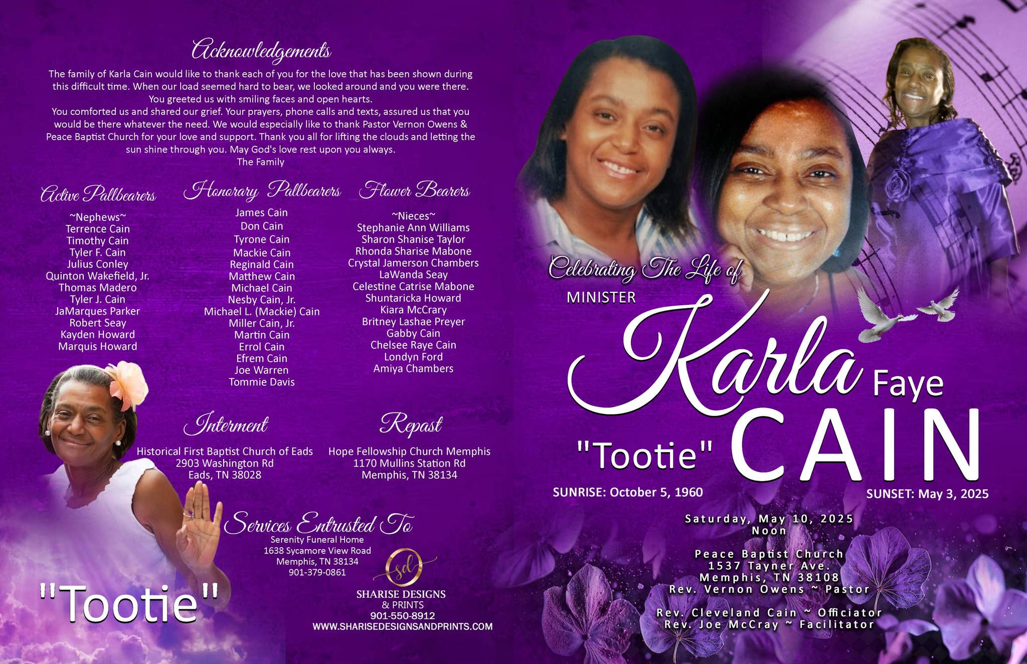 MINISTER KARLA FAYE HARRIS by Sharise Designs - Issuu