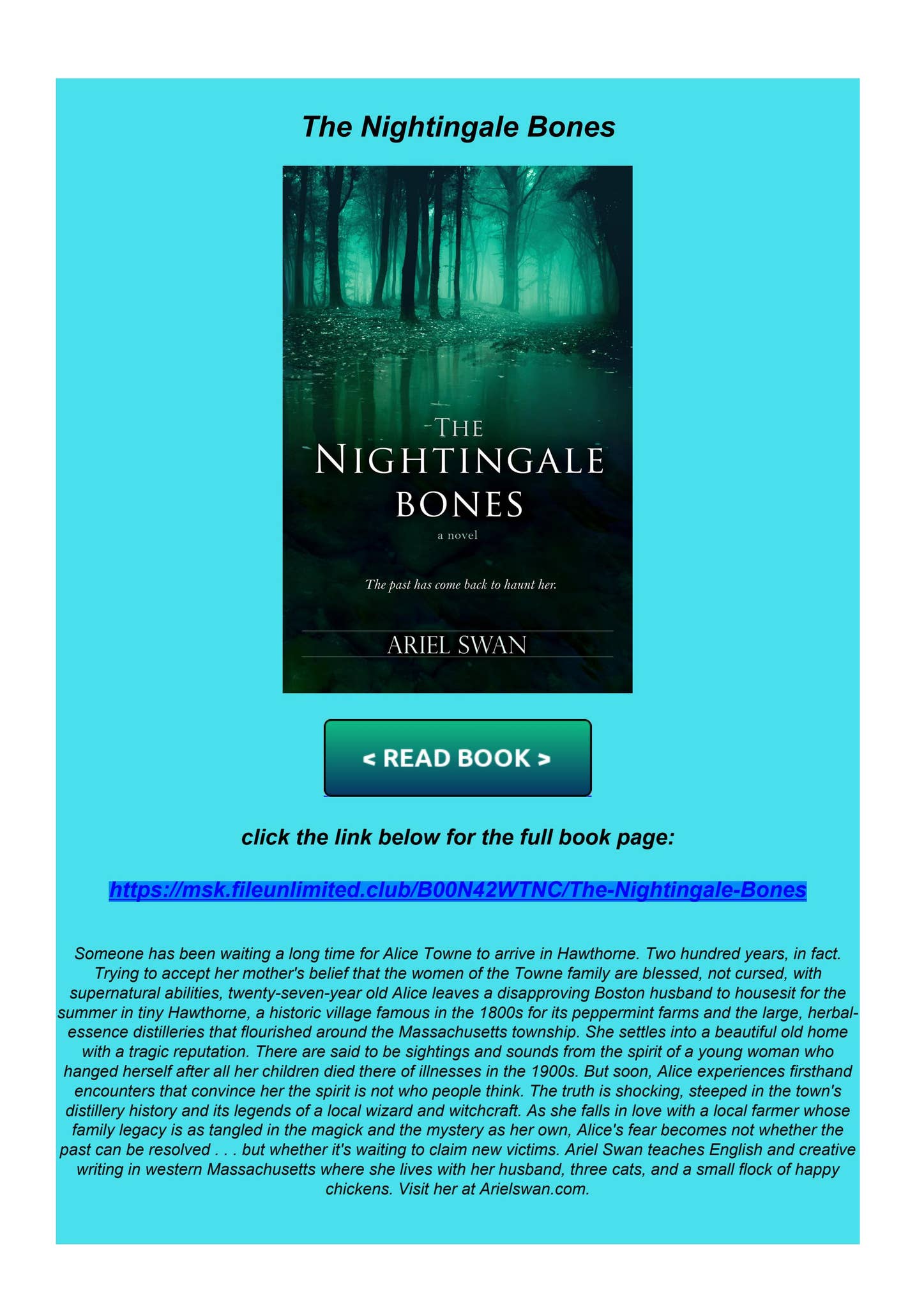 Ebook PDF The Nightingale Bones by dennisridemercado - Issuu