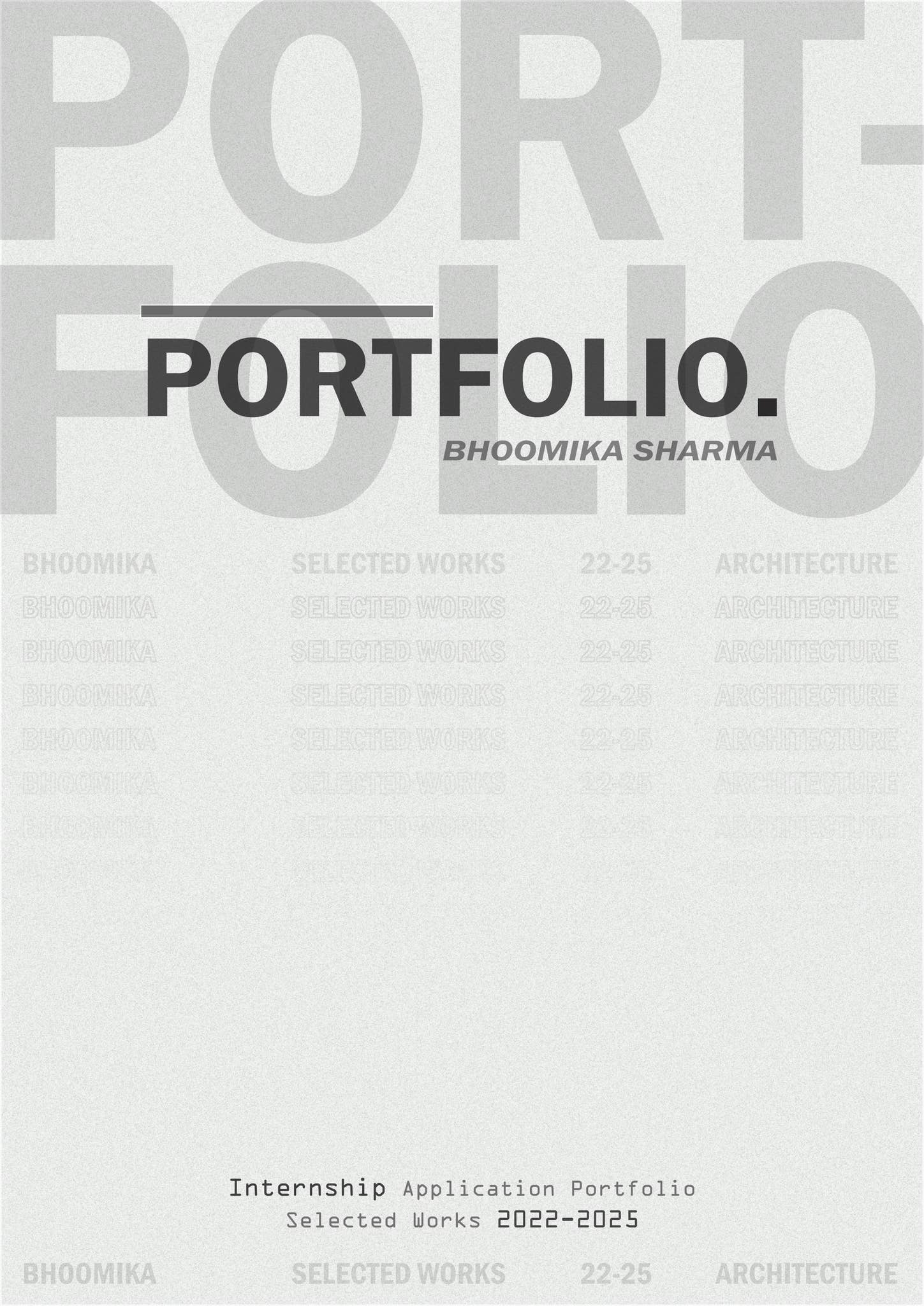 PORTFOLIO | Bhoomika Sharma | 2025 by Bhoomika Sharma - Issuu