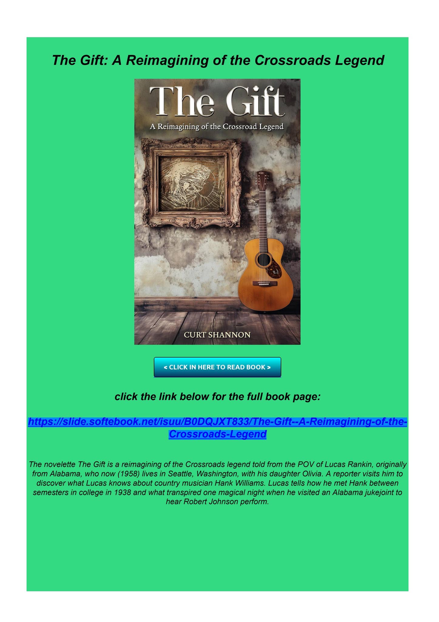 Ebook PDF The Gift: A Reimagining of the Crossroads Legend by ...