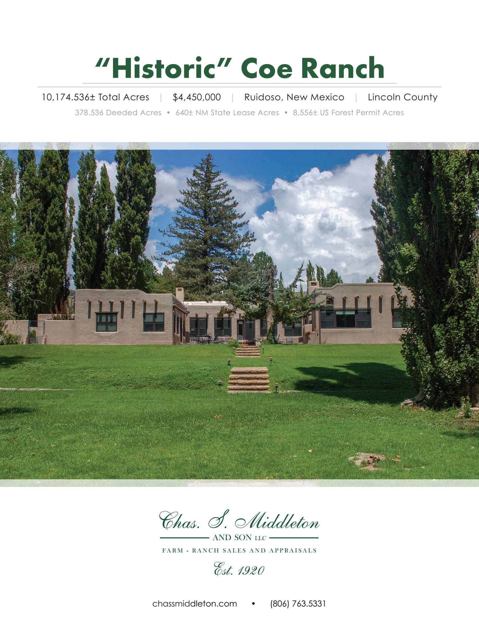 "Historic" Coe Ranch | Lincoln County, New Mexico by csmandson - Issuu