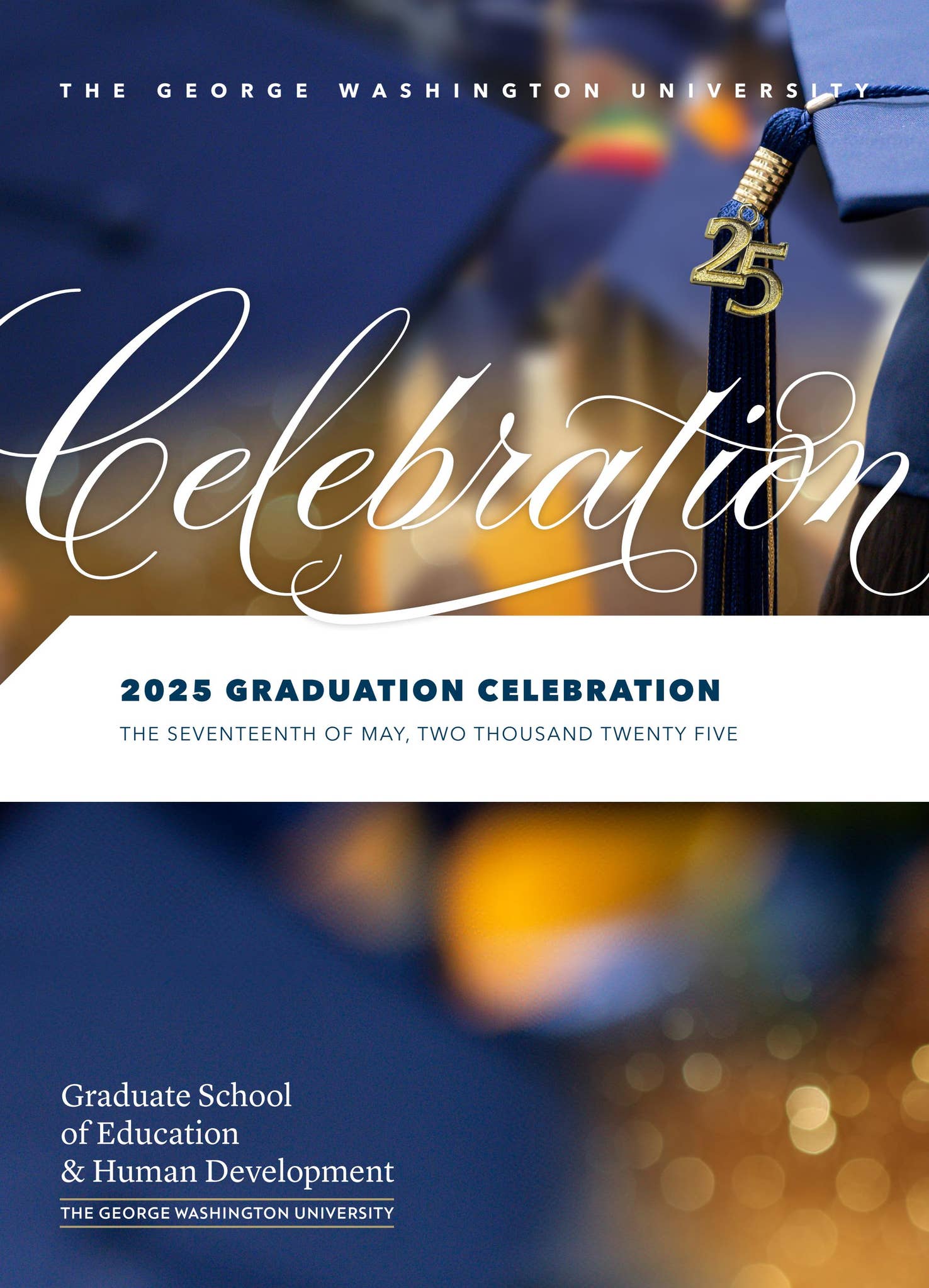 2025 GSEHD Graduation Celebration Program by gwGSEHD - Issuu