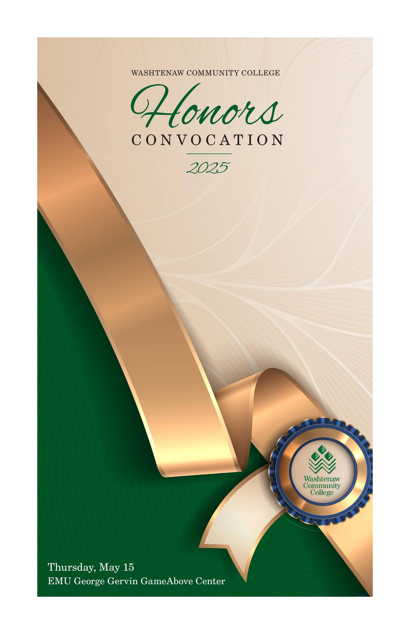 WCC 2025 Honors Convocation Program by Washtenaw Community College - Issuu