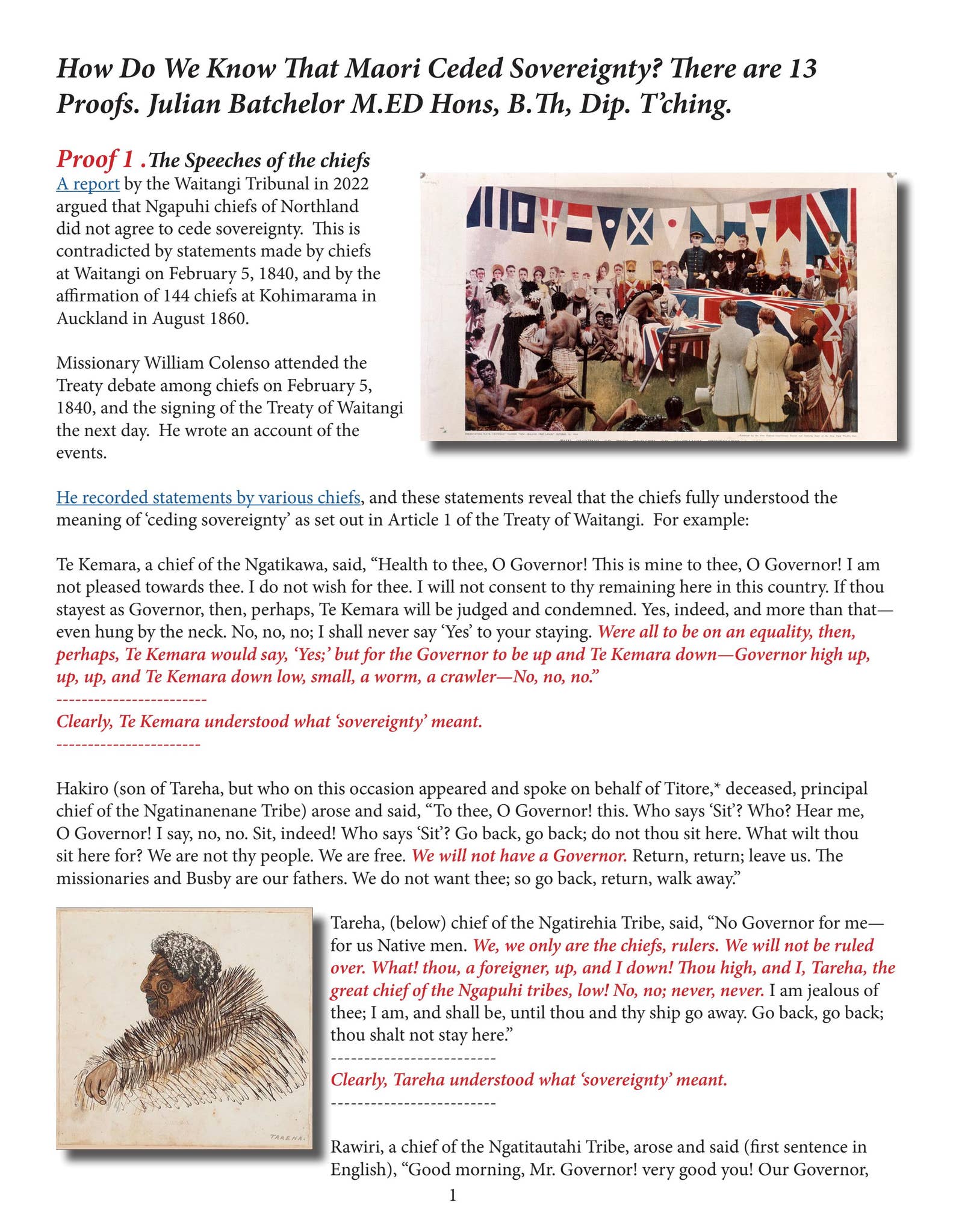 13 Irrefutable Proofs That Maori Ceded Sovereignty by Stop Co ...