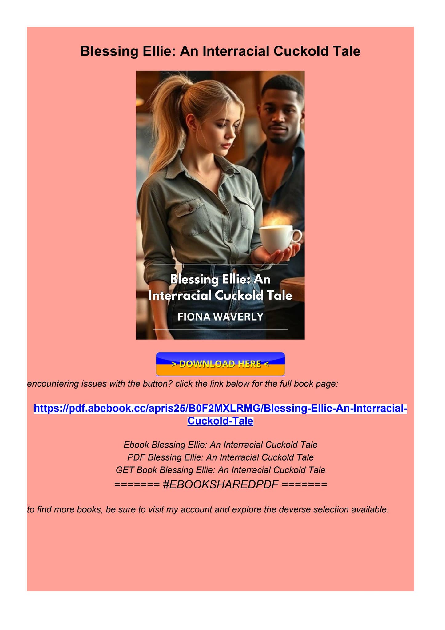 EPUB Blessing Ellie: An Interracial Cuckold Tale by evelynpatela - Issuu