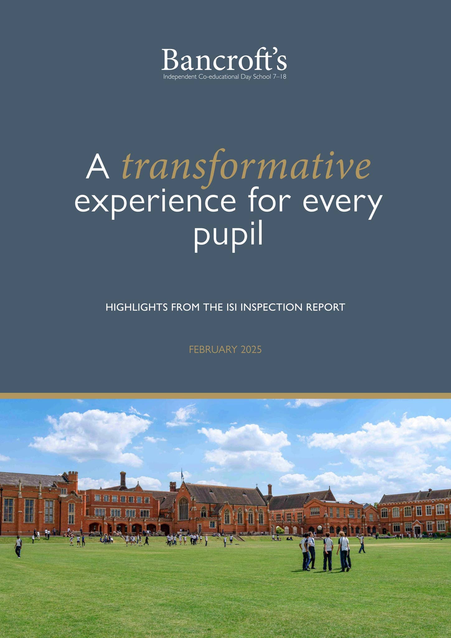 Bancroft's Senior ISI Highlights Booklet - 2025 by Bancroft's School ...