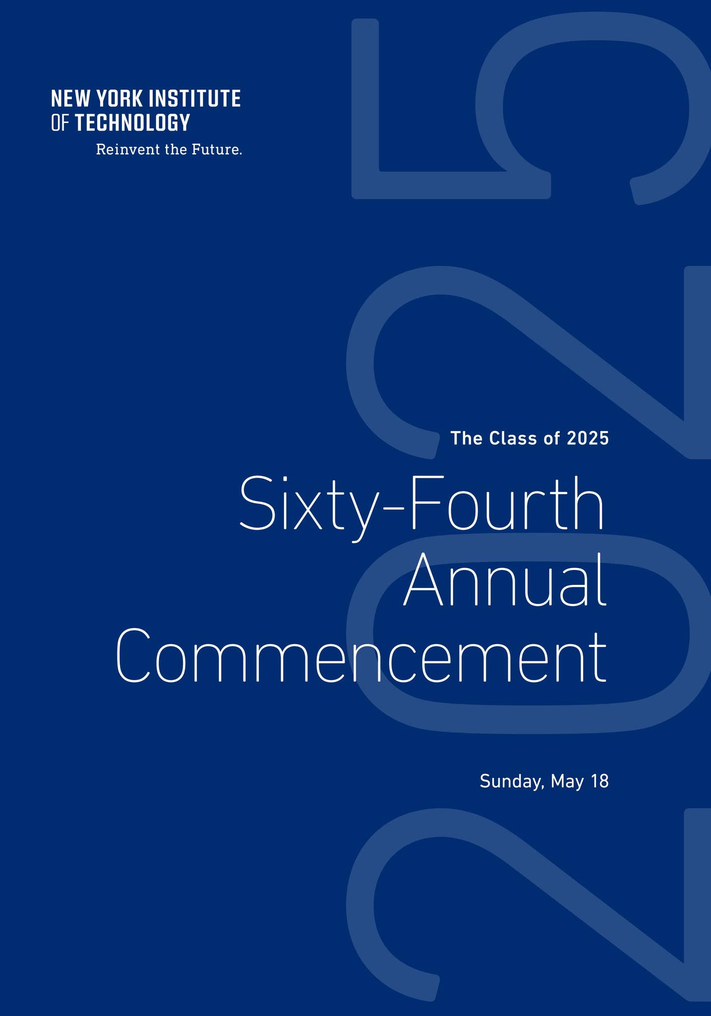 2025 New York Institute of Technology Commencement Catalog by New York ...